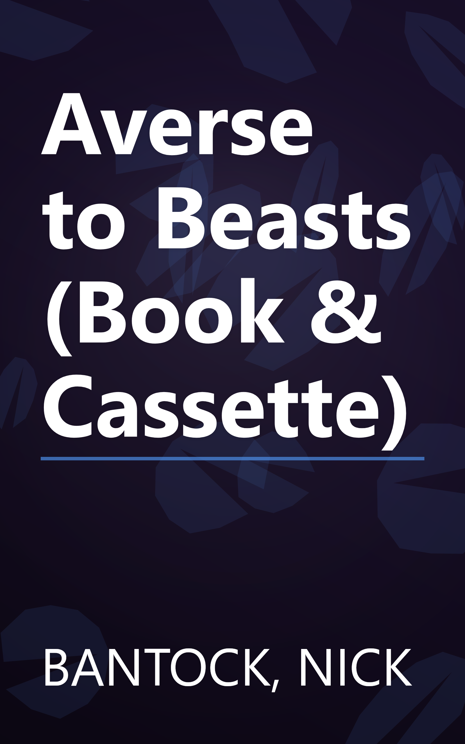Averse to Beasts (Book & Cassette) book cover