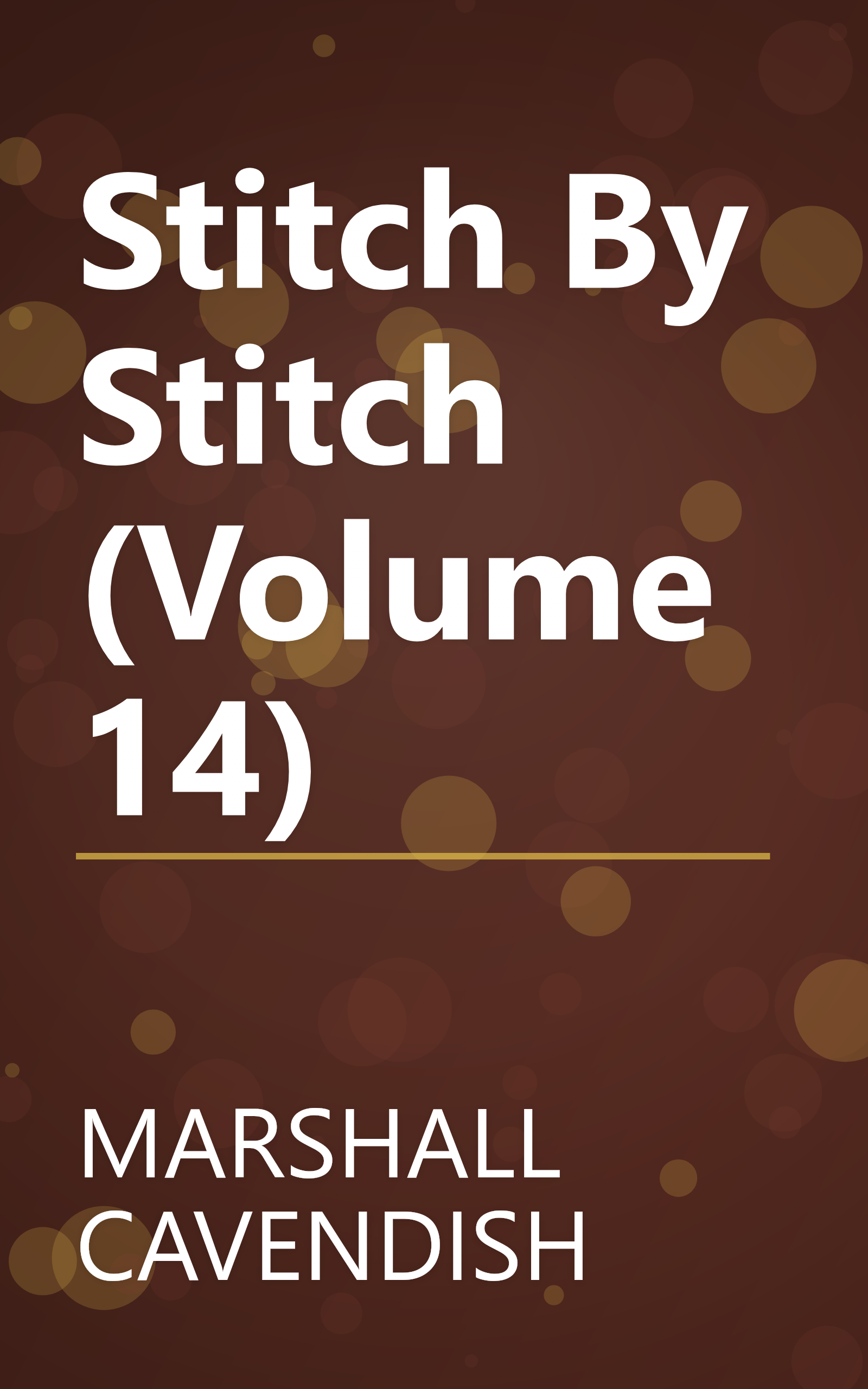 Stitch By Stitch (Volume 14) book cover