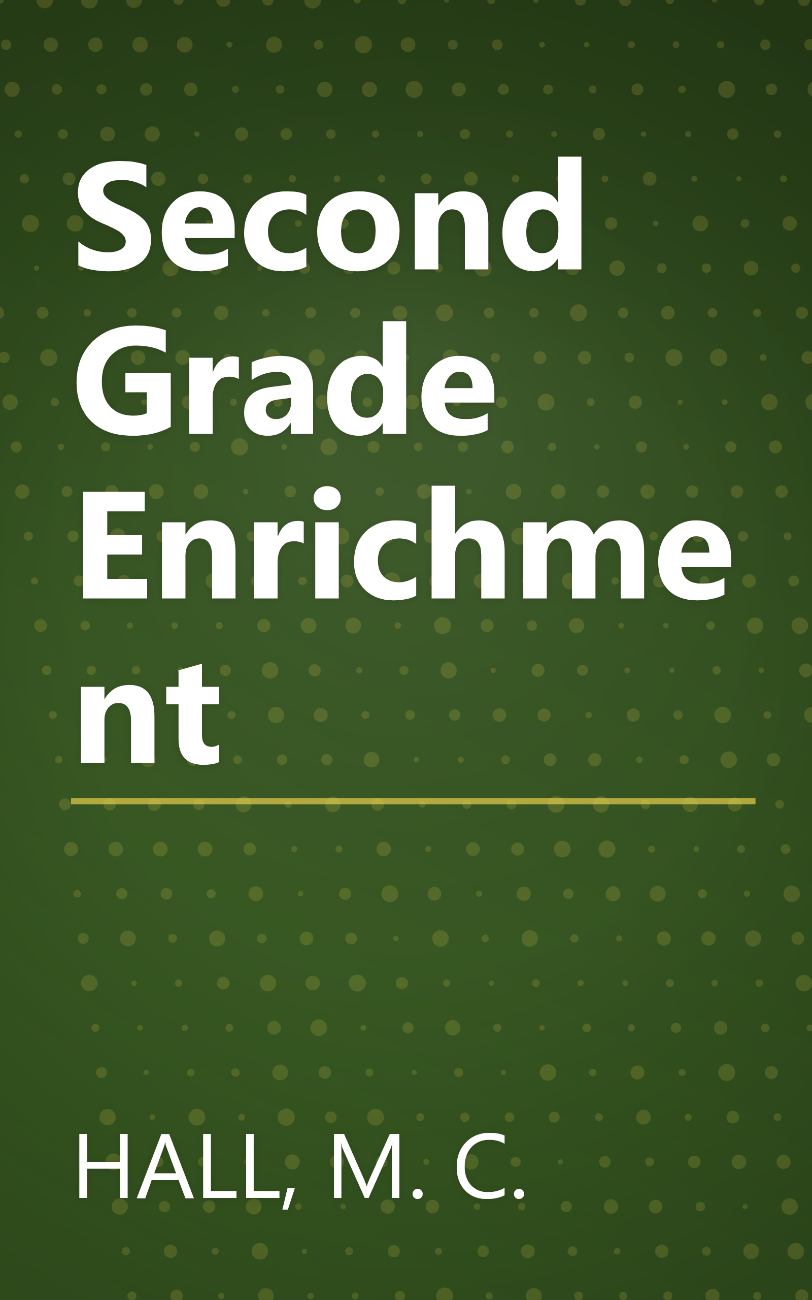 Second Grade Enrichment book cover