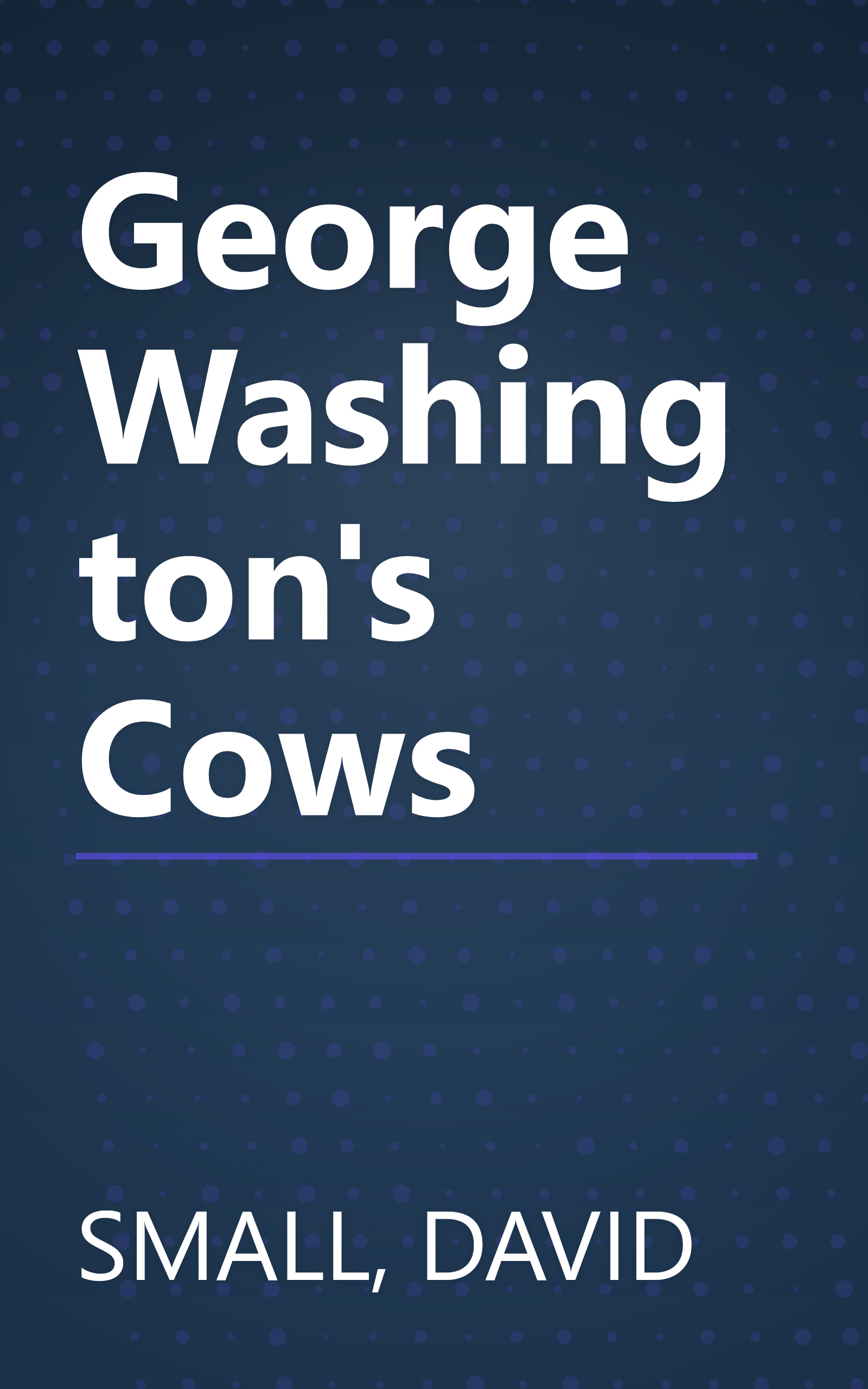 George Washington's Cows book cover