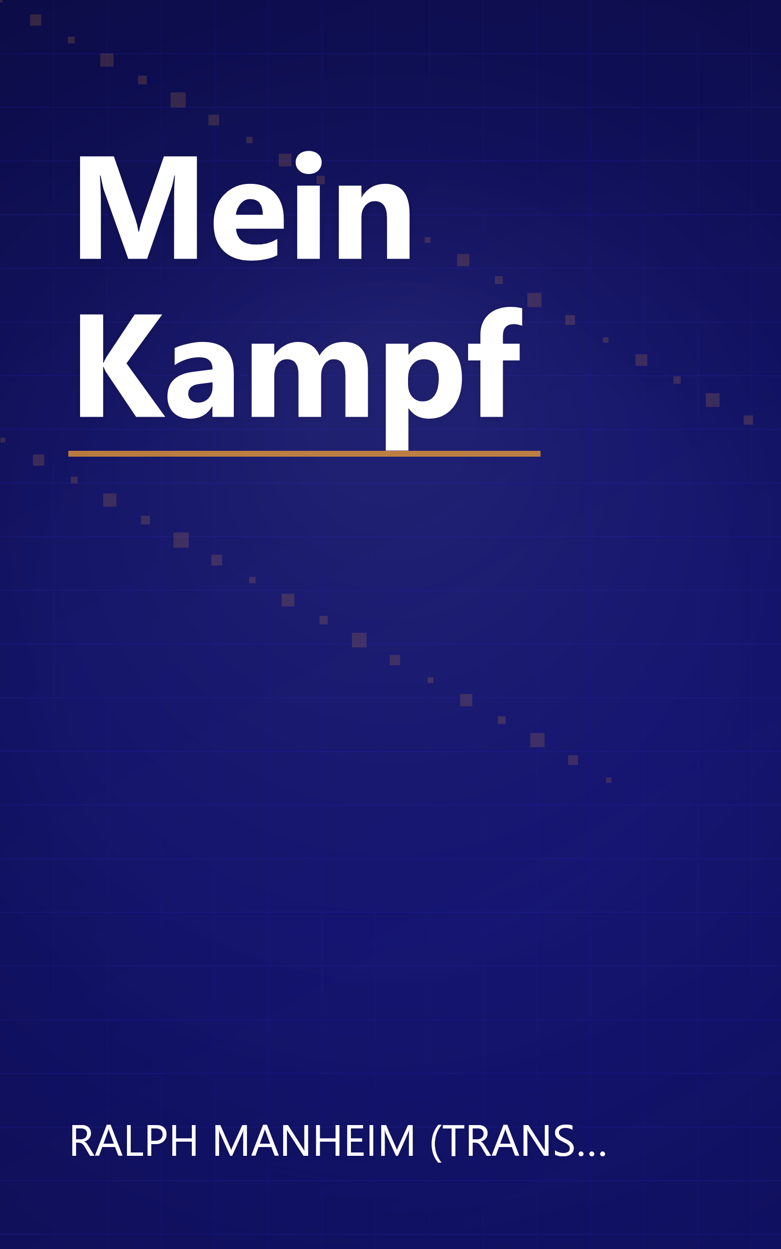 Mein Kampf book cover