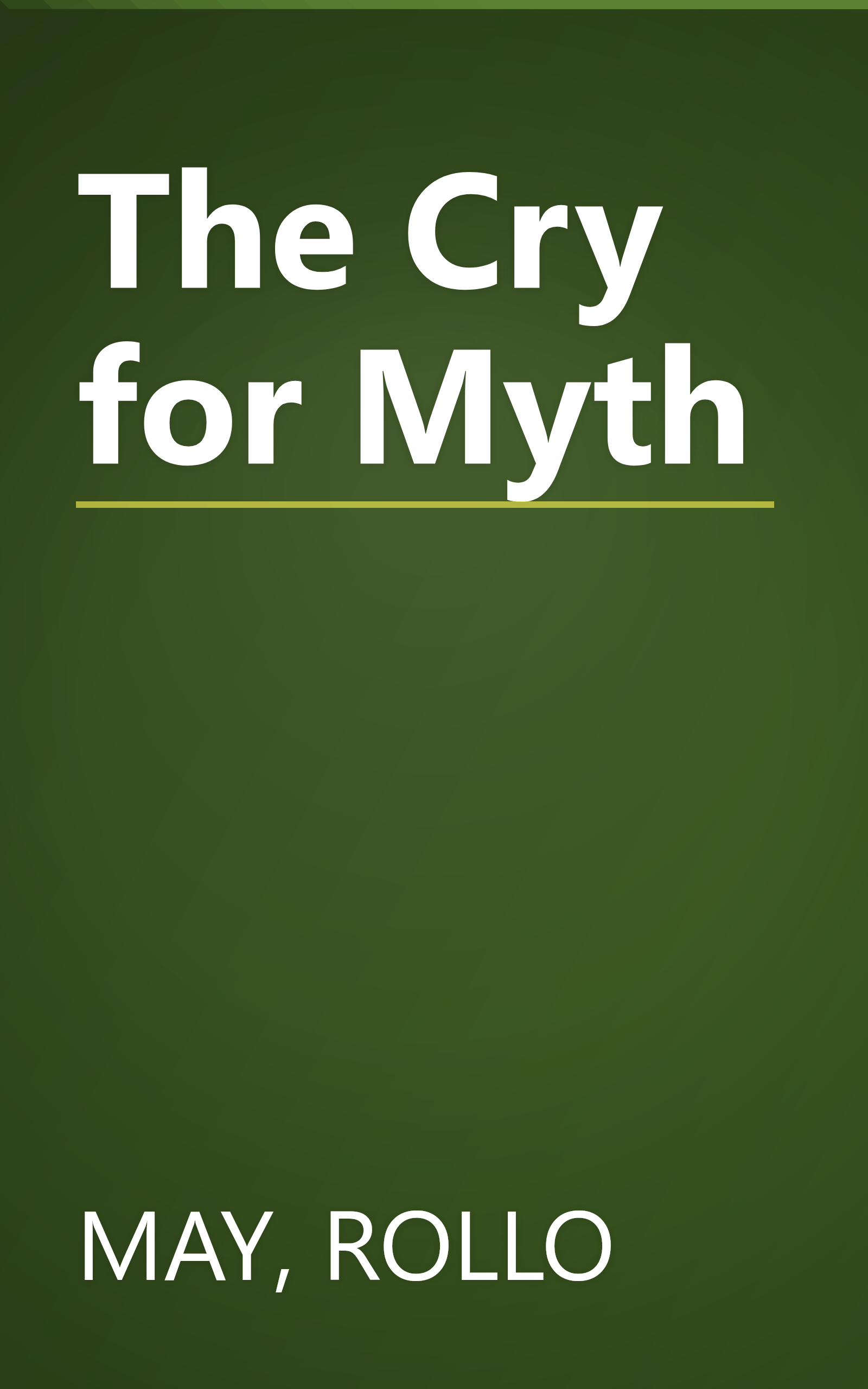 The Cry for Myth book cover