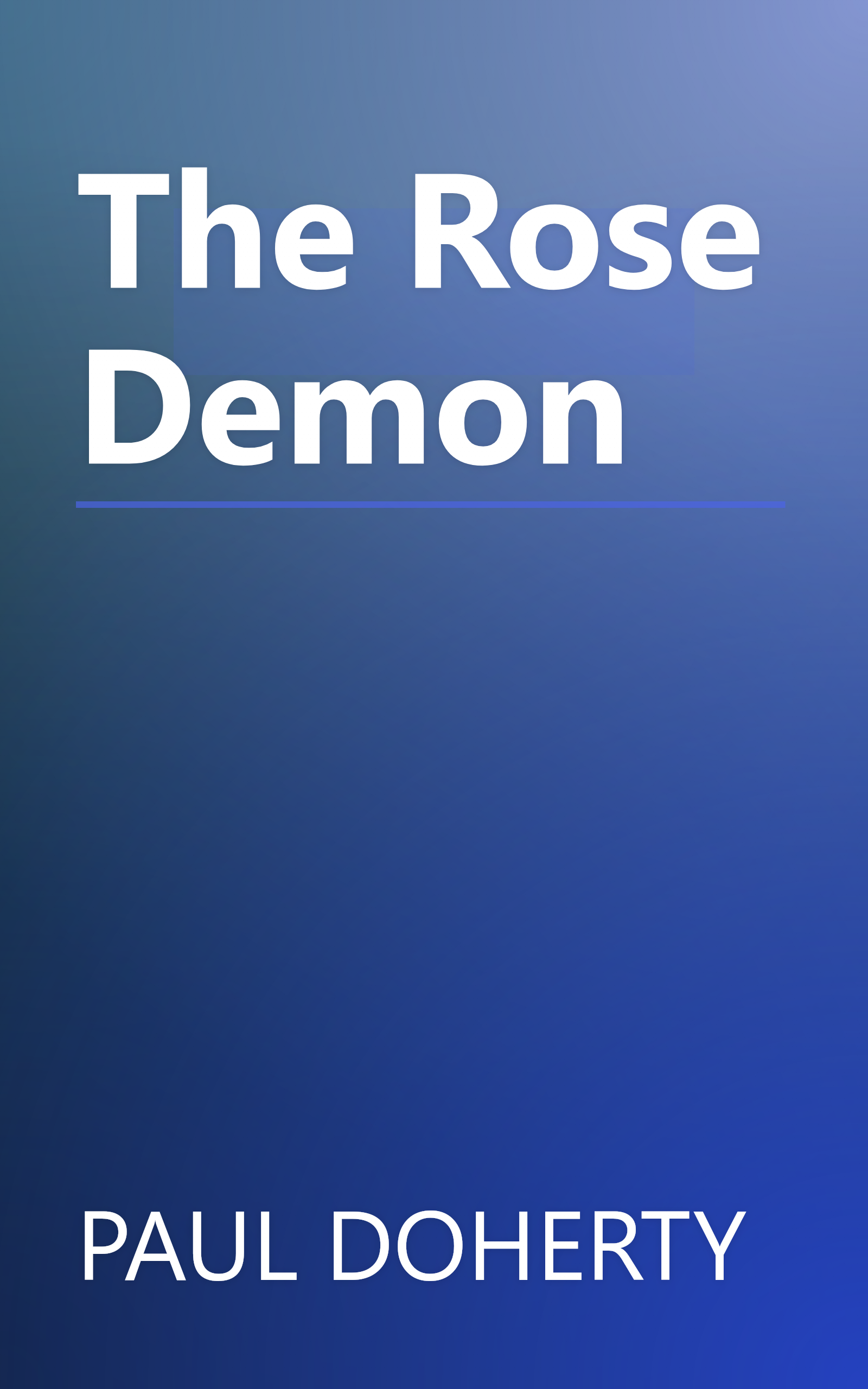The Rose Demon book cover