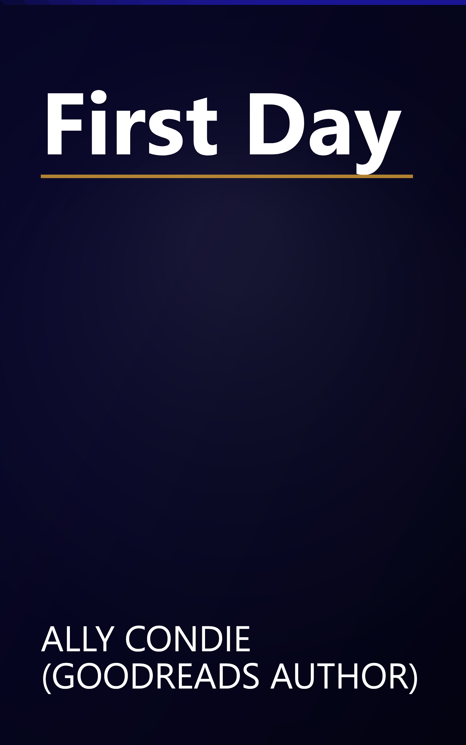 First Day book cover