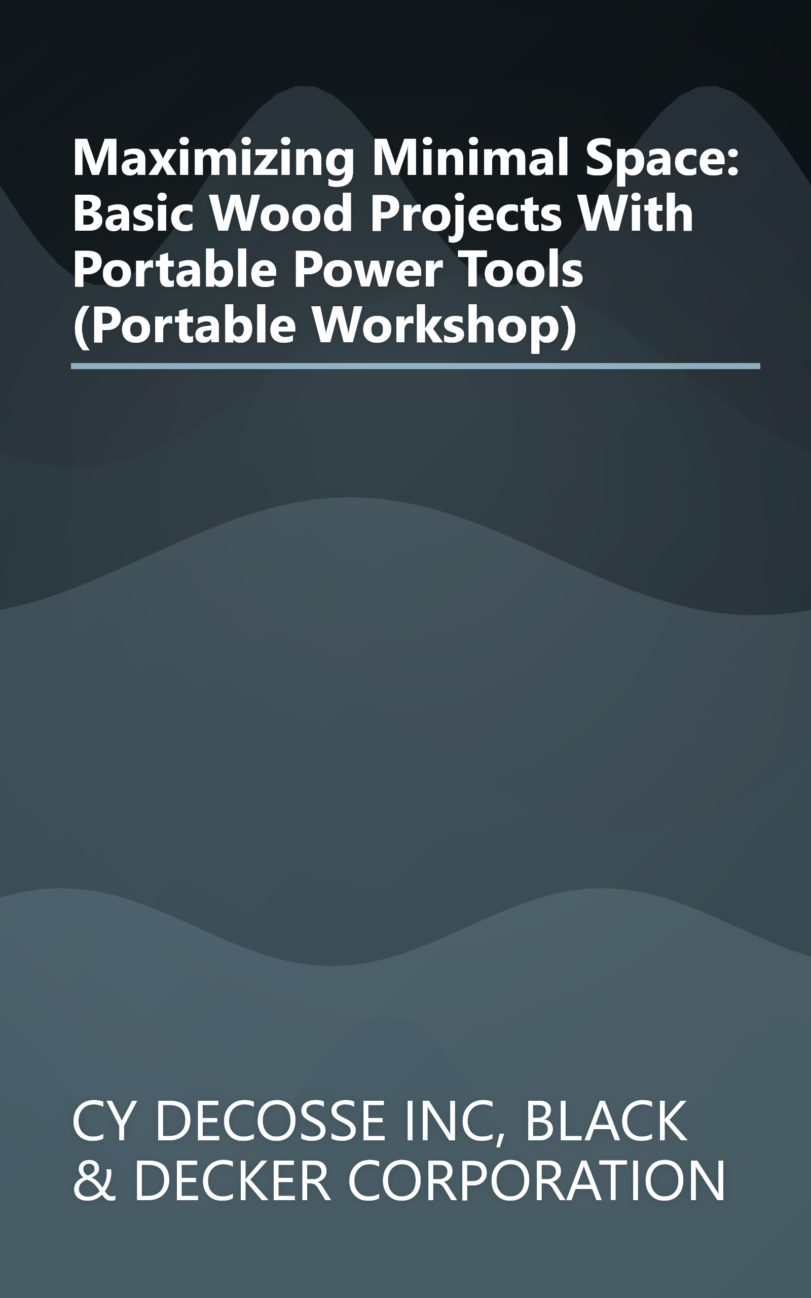 Maximizing Minimal Space: Basic Wood Projects With Portable Power Tools (Portable Workshop) book cover