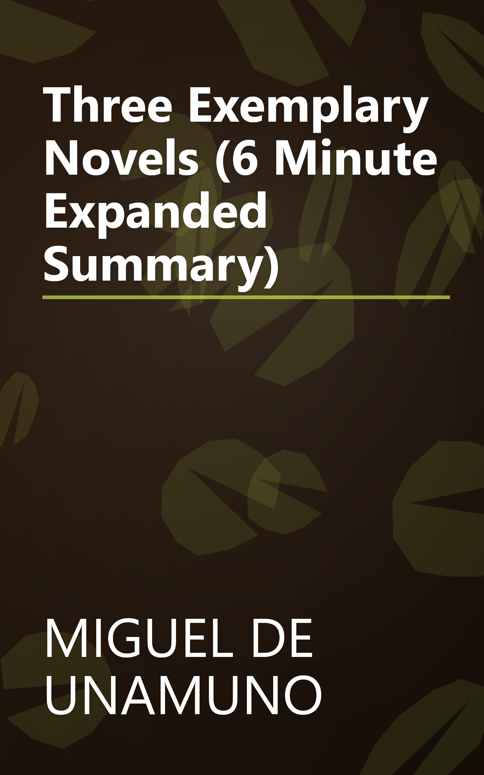 Three Exemplary Novels (6 Minute   Expanded Summary) book cover