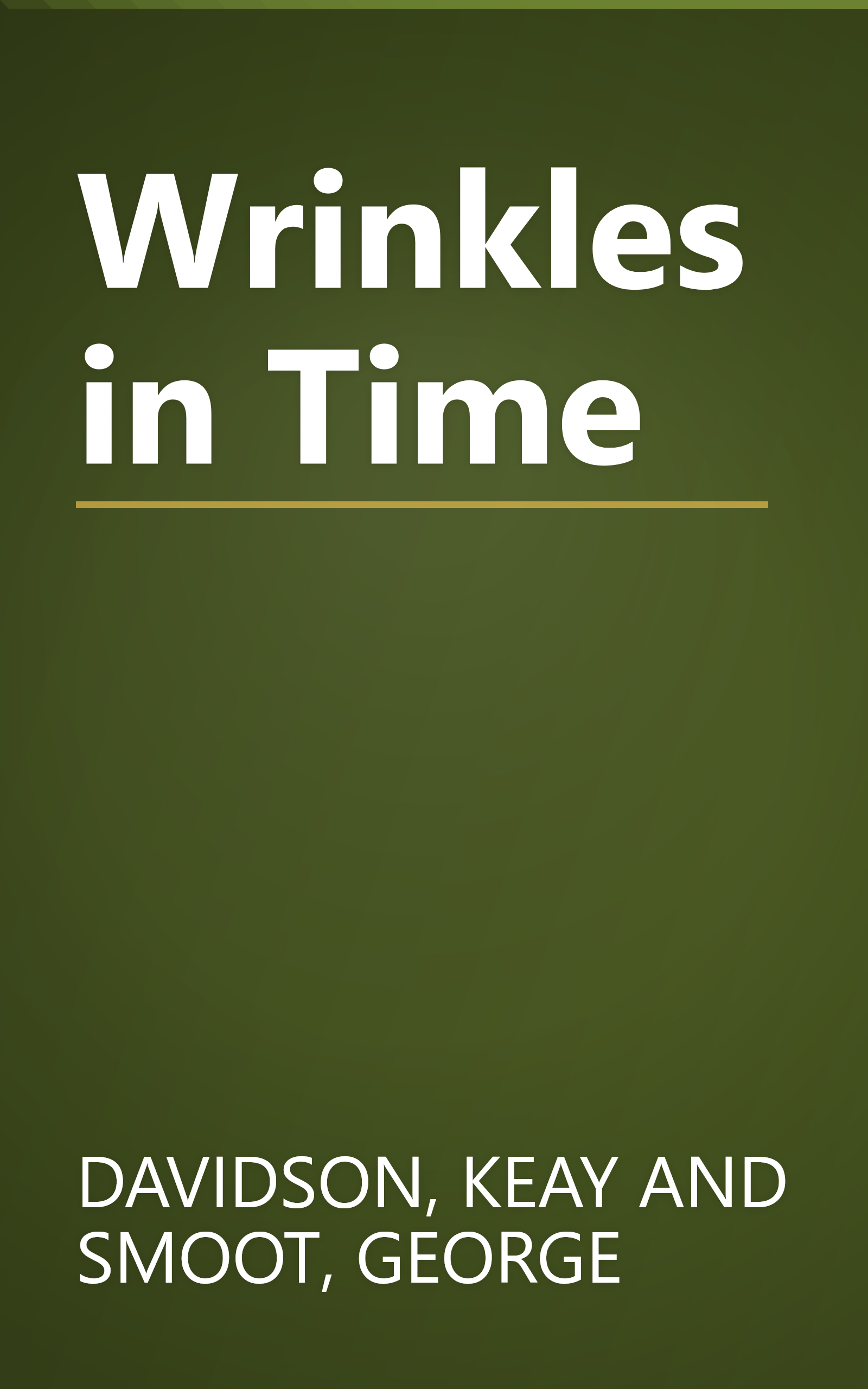 Wrinkles in Time book cover