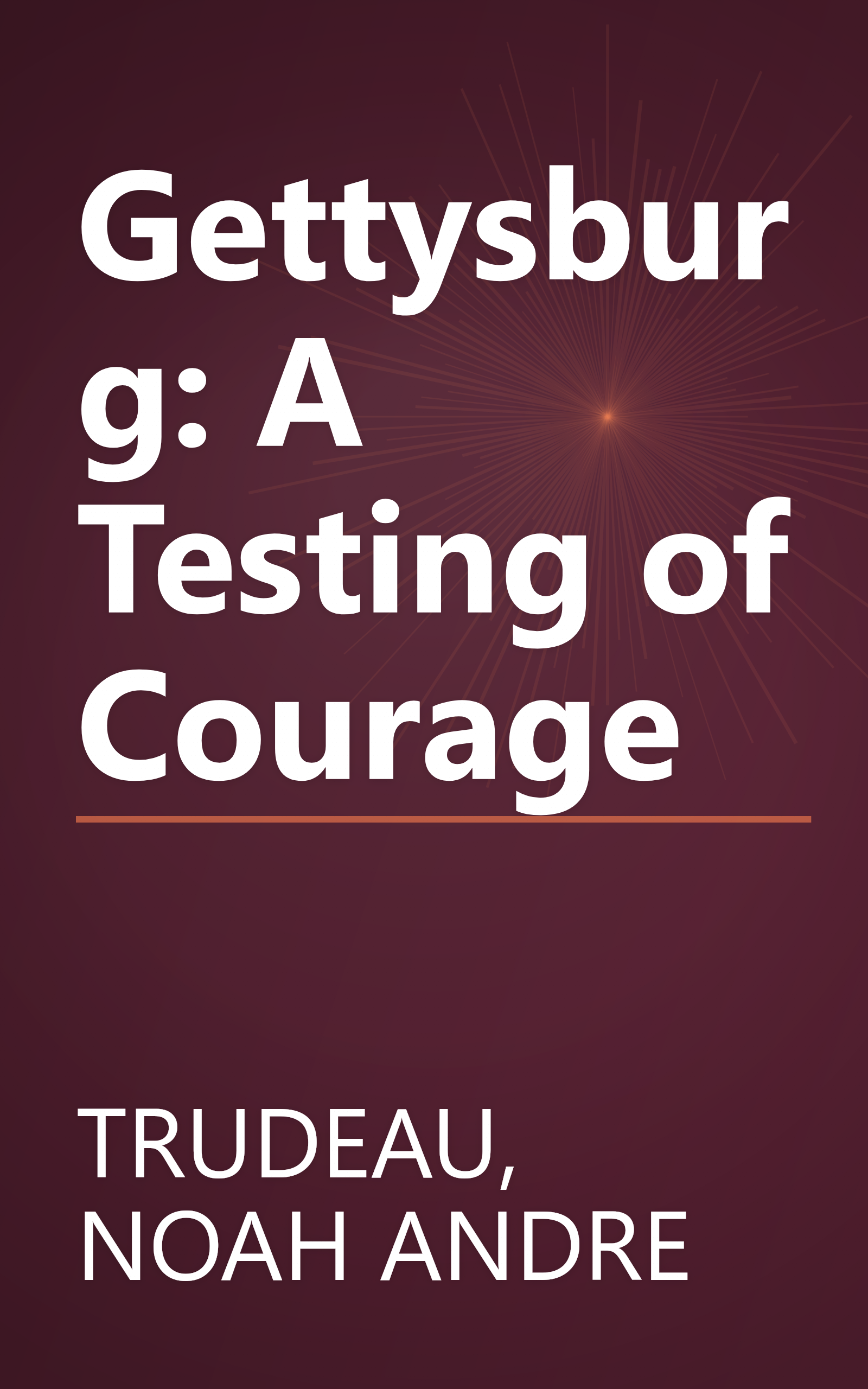 Gettysburg: A Testing of Courage book cover
