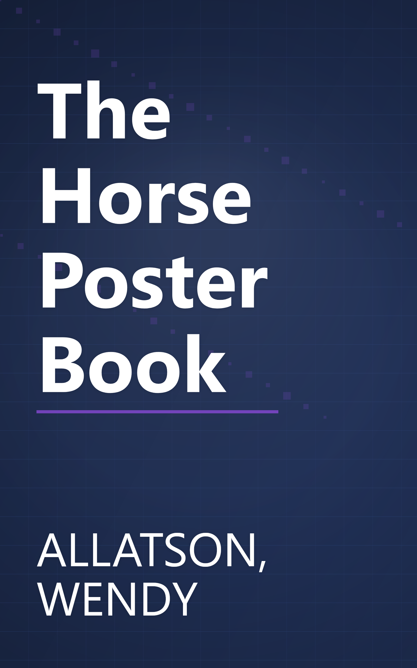 The Horse Poster Book book cover