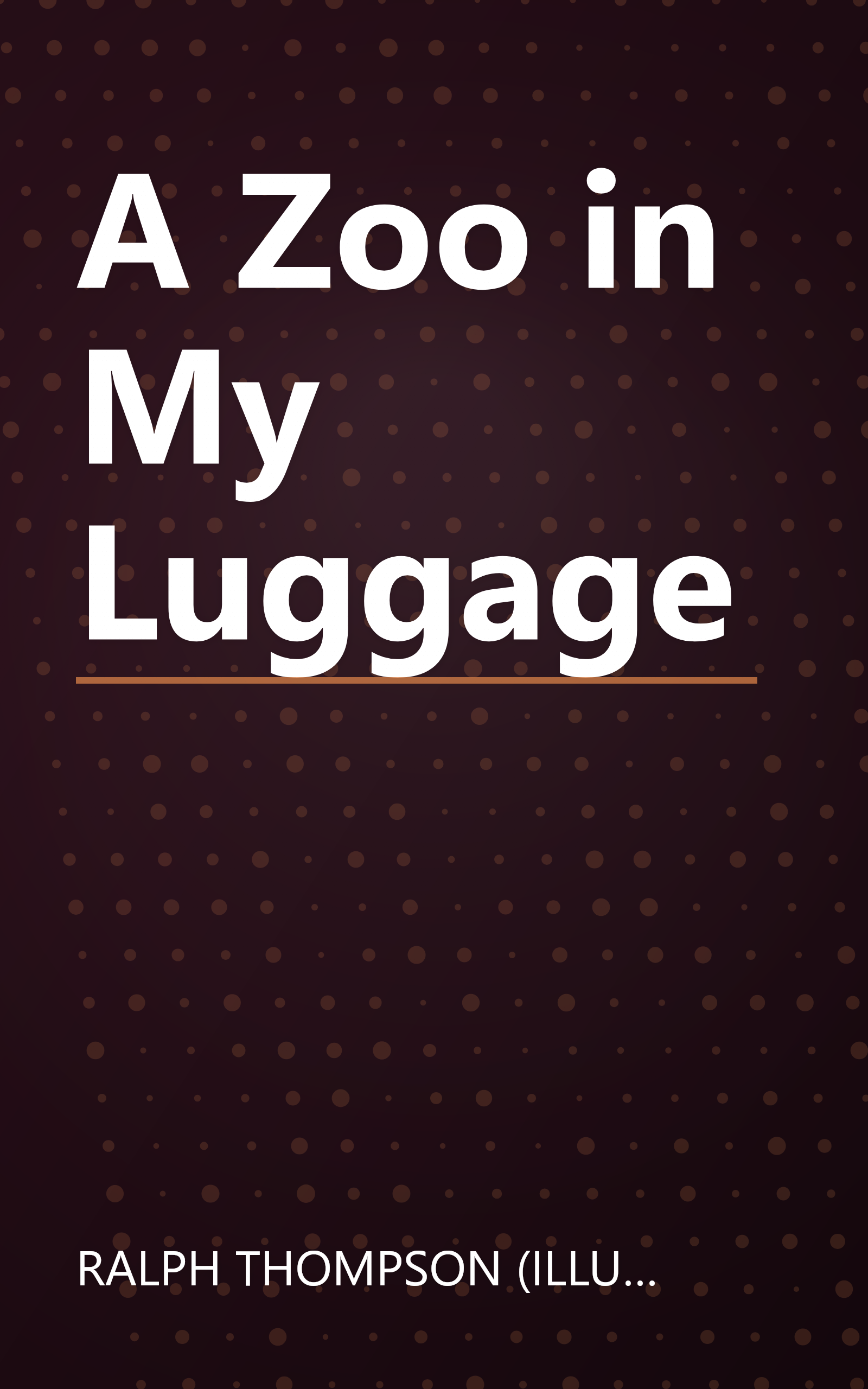 A Zoo in My Luggage book cover