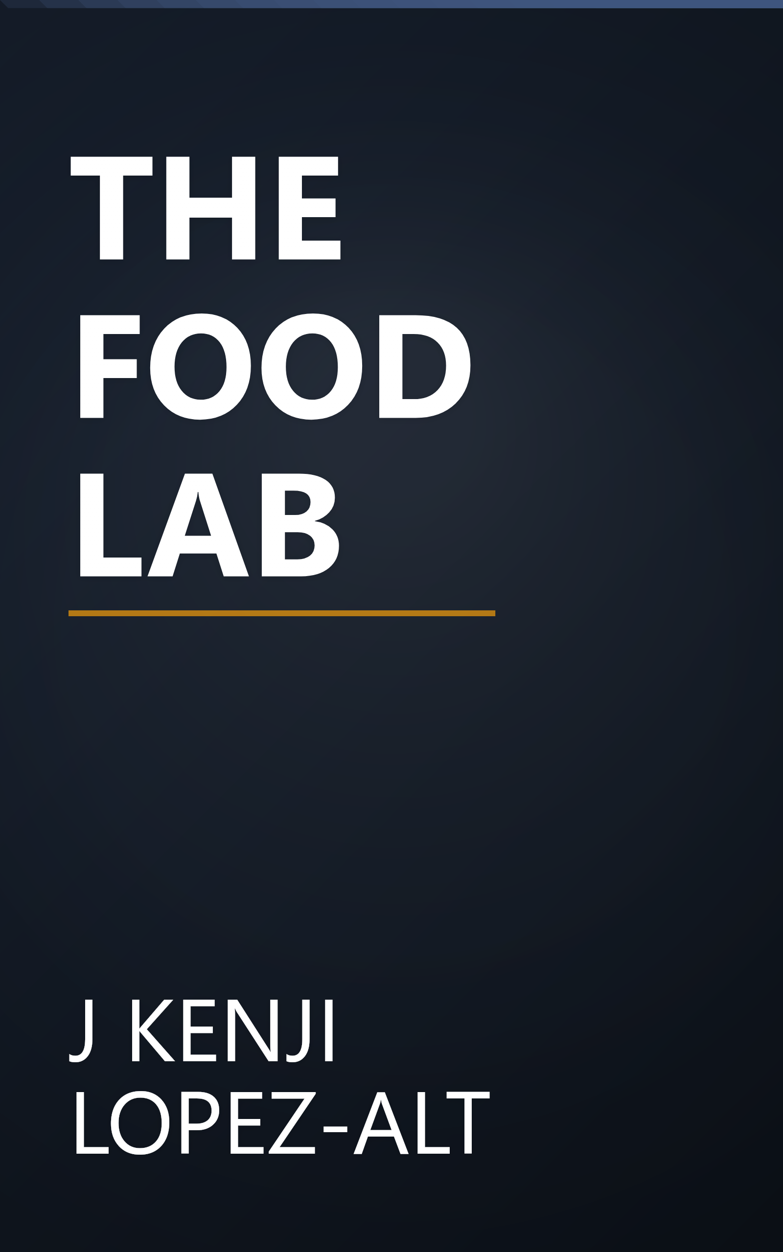 THE FOOD LAB book cover