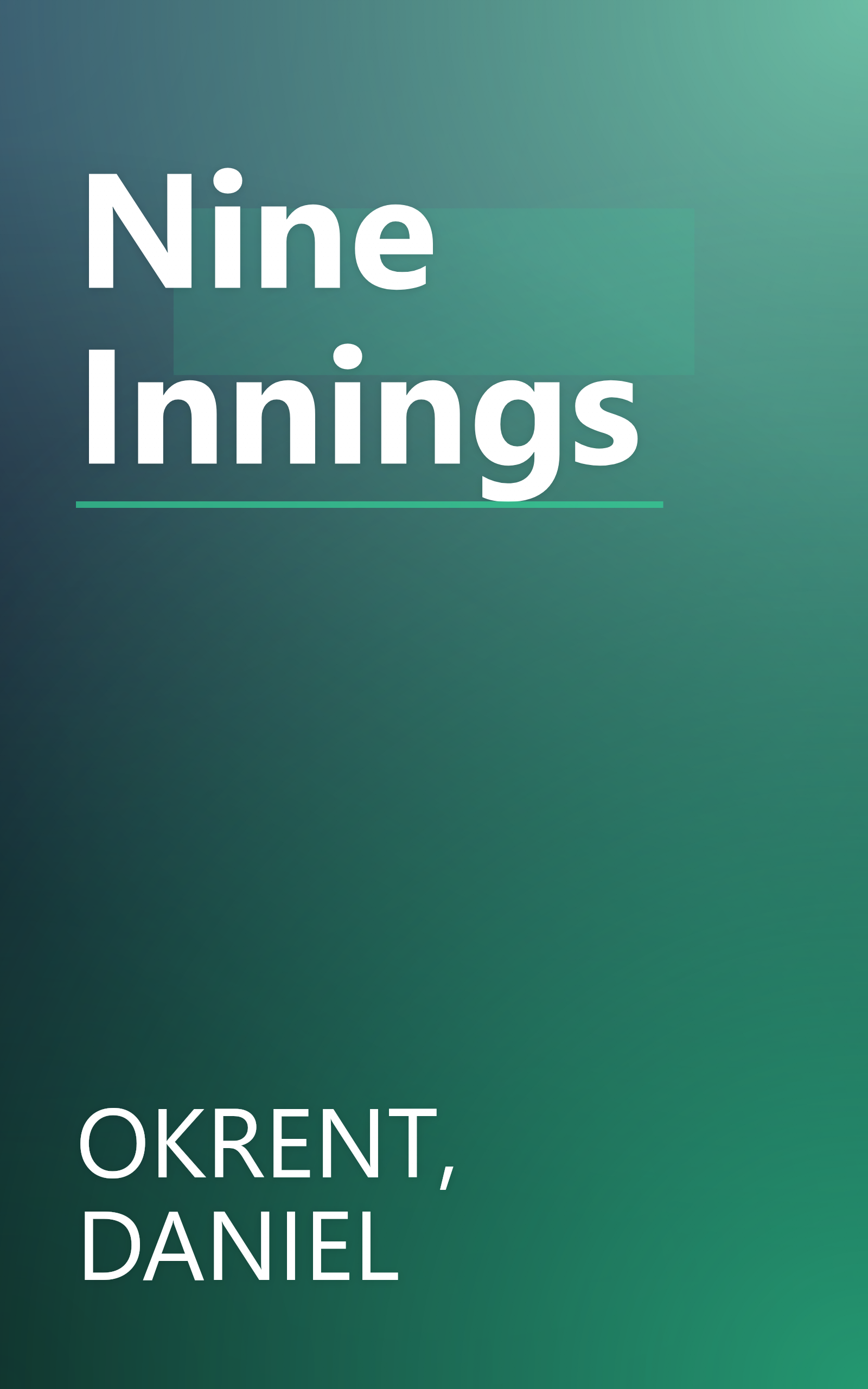 Nine Innings book cover