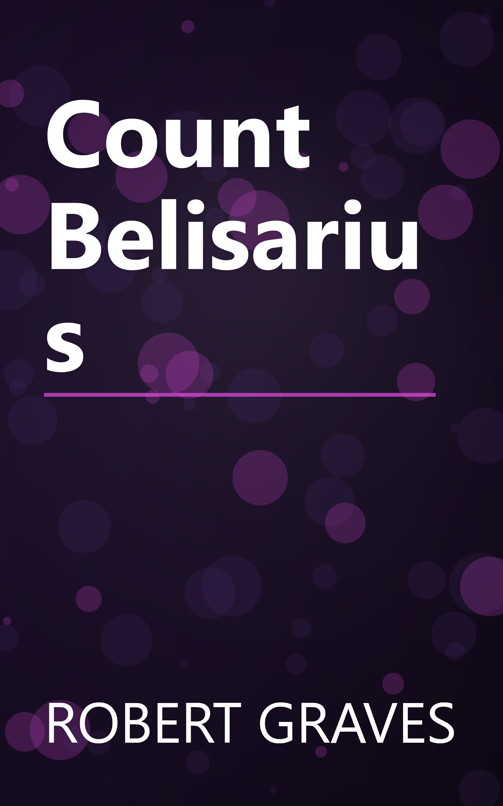 Count Belisarius book cover