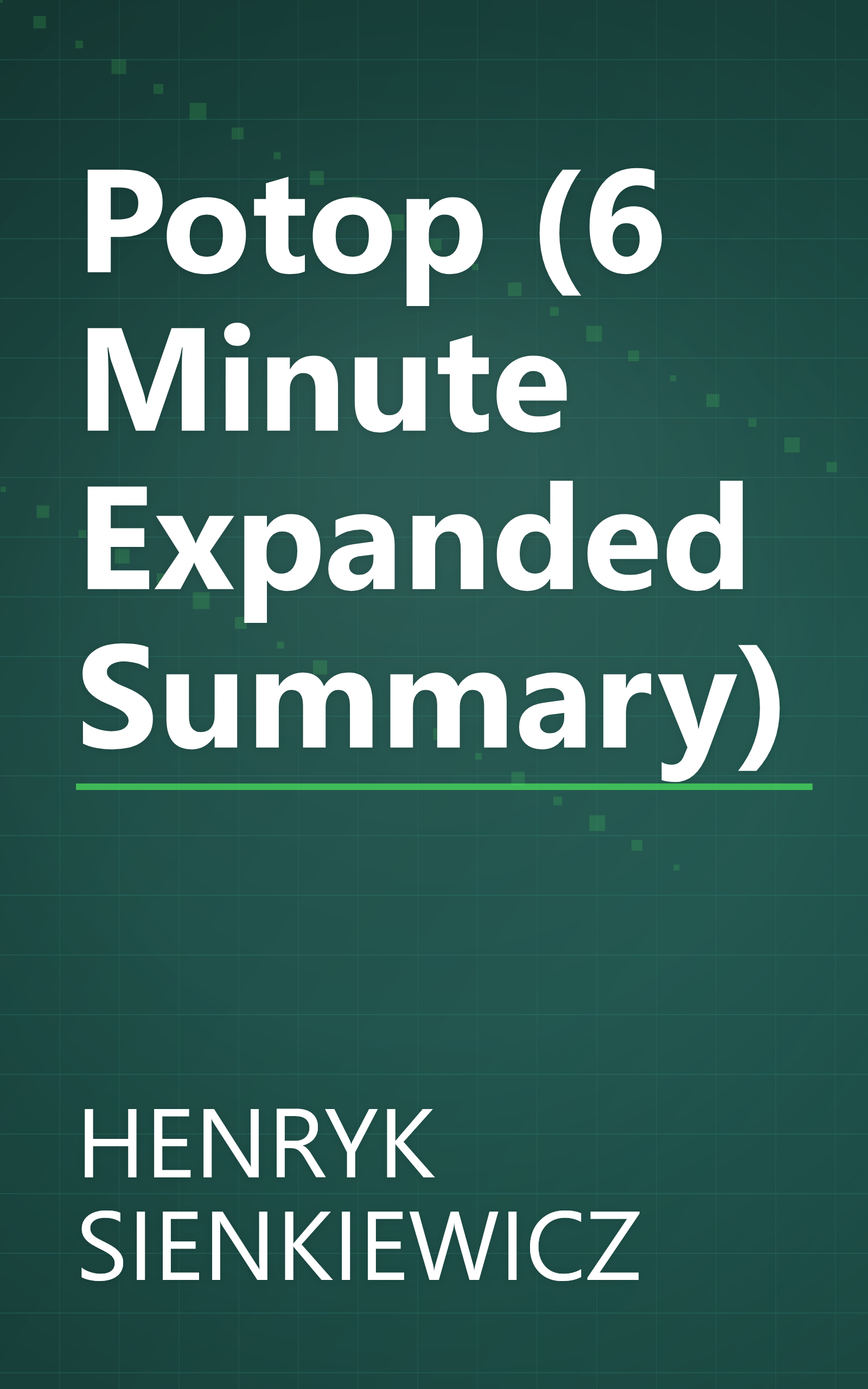 Potop (6 Minute   Expanded Summary) book cover