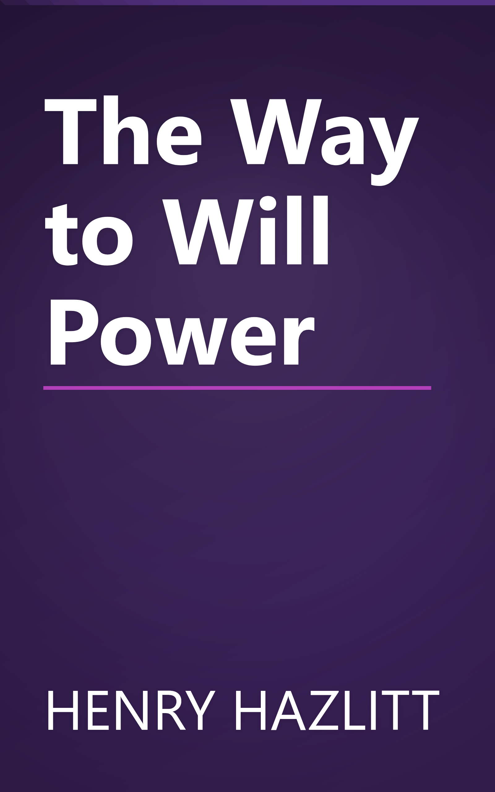 The Way to Will Power book cover