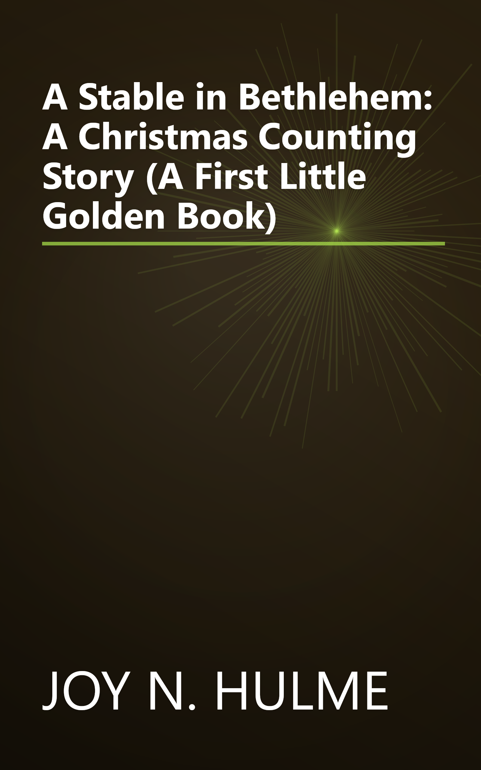 A Stable in Bethlehem: A Christmas Counting Story (A First Little Golden Book) book cover