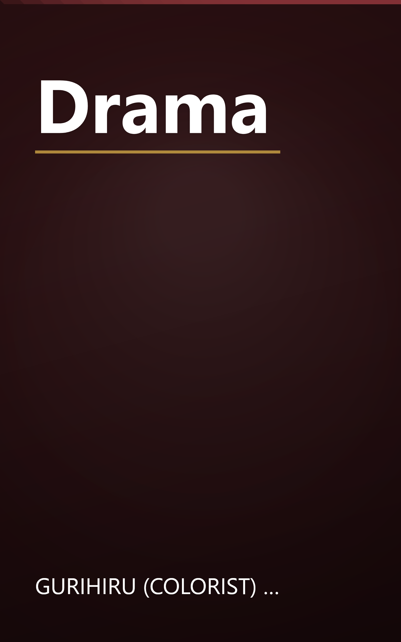 Drama book cover