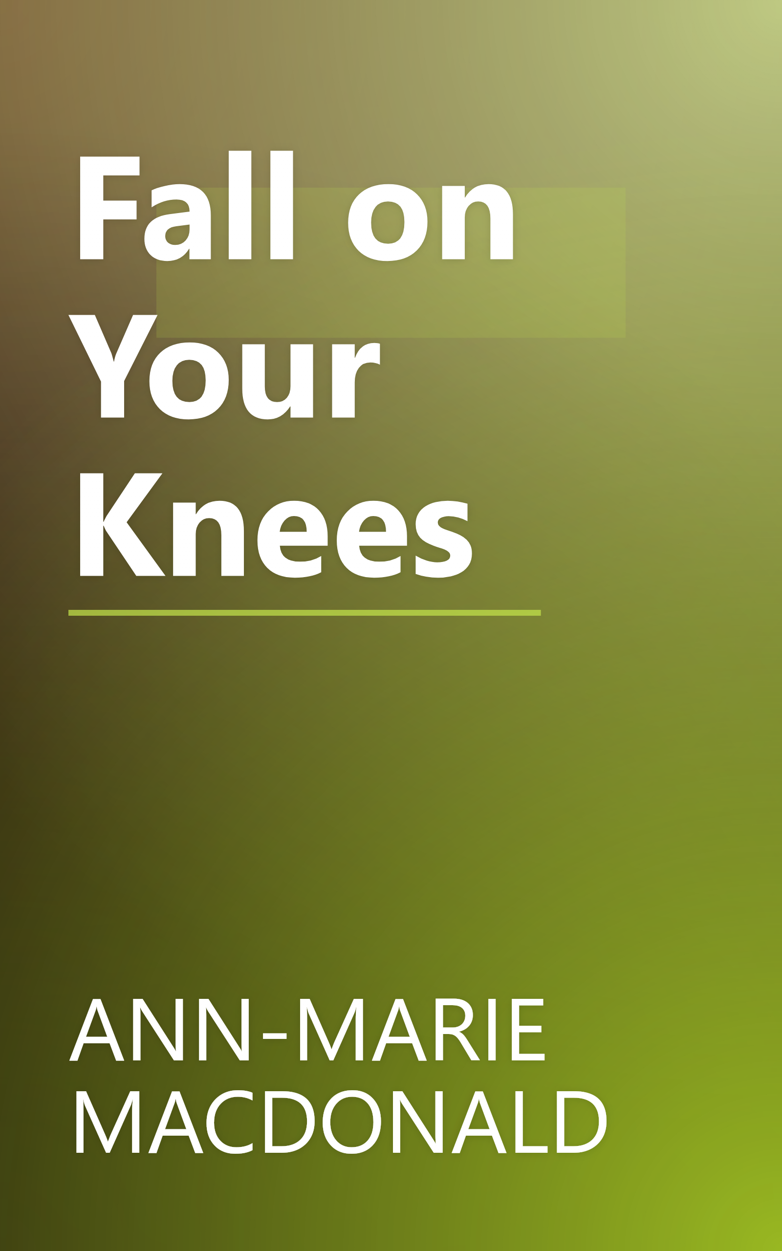 Fall on Your Knees book cover