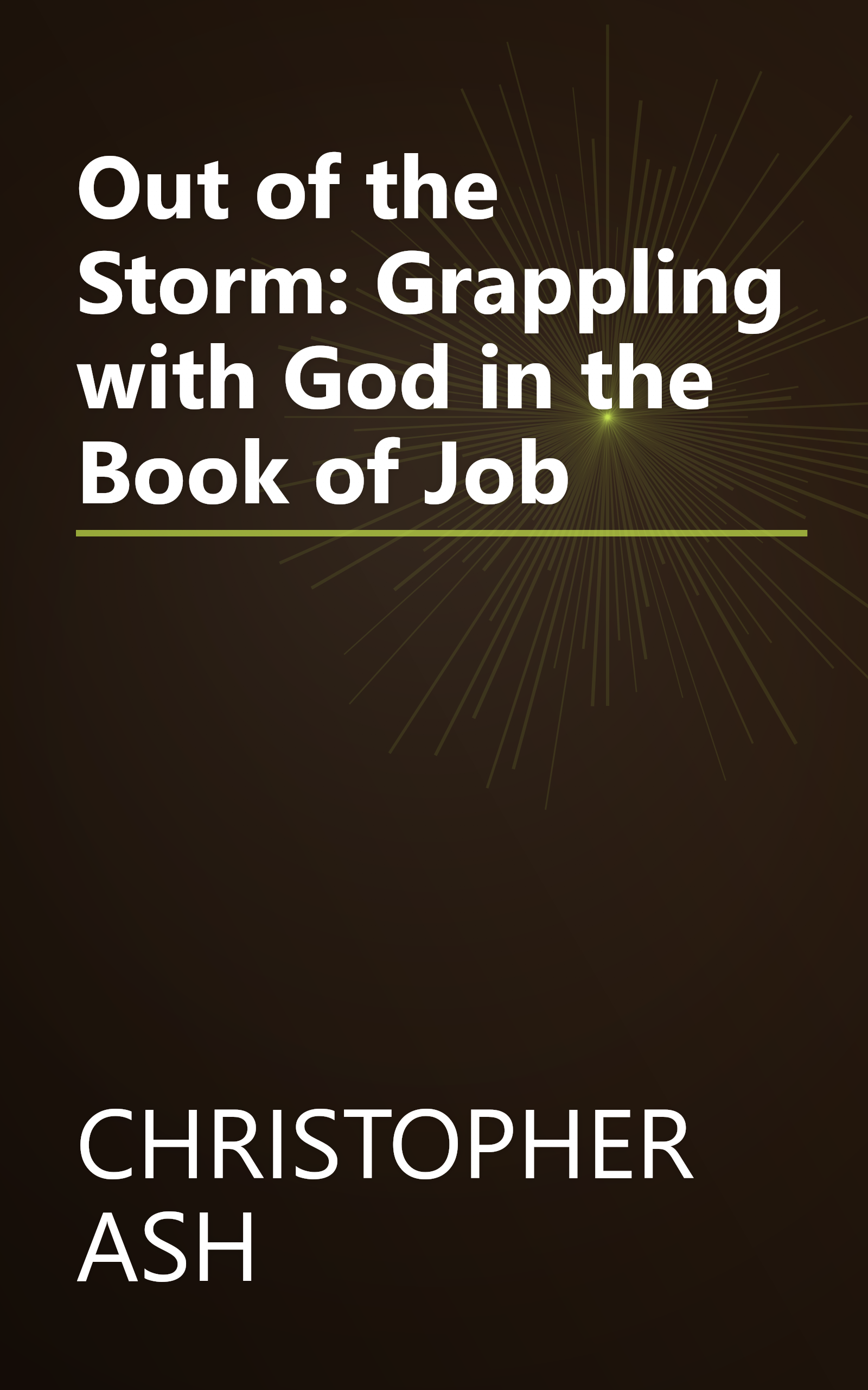 Out of the Storm: Grappling with God in the Book of Job book cover