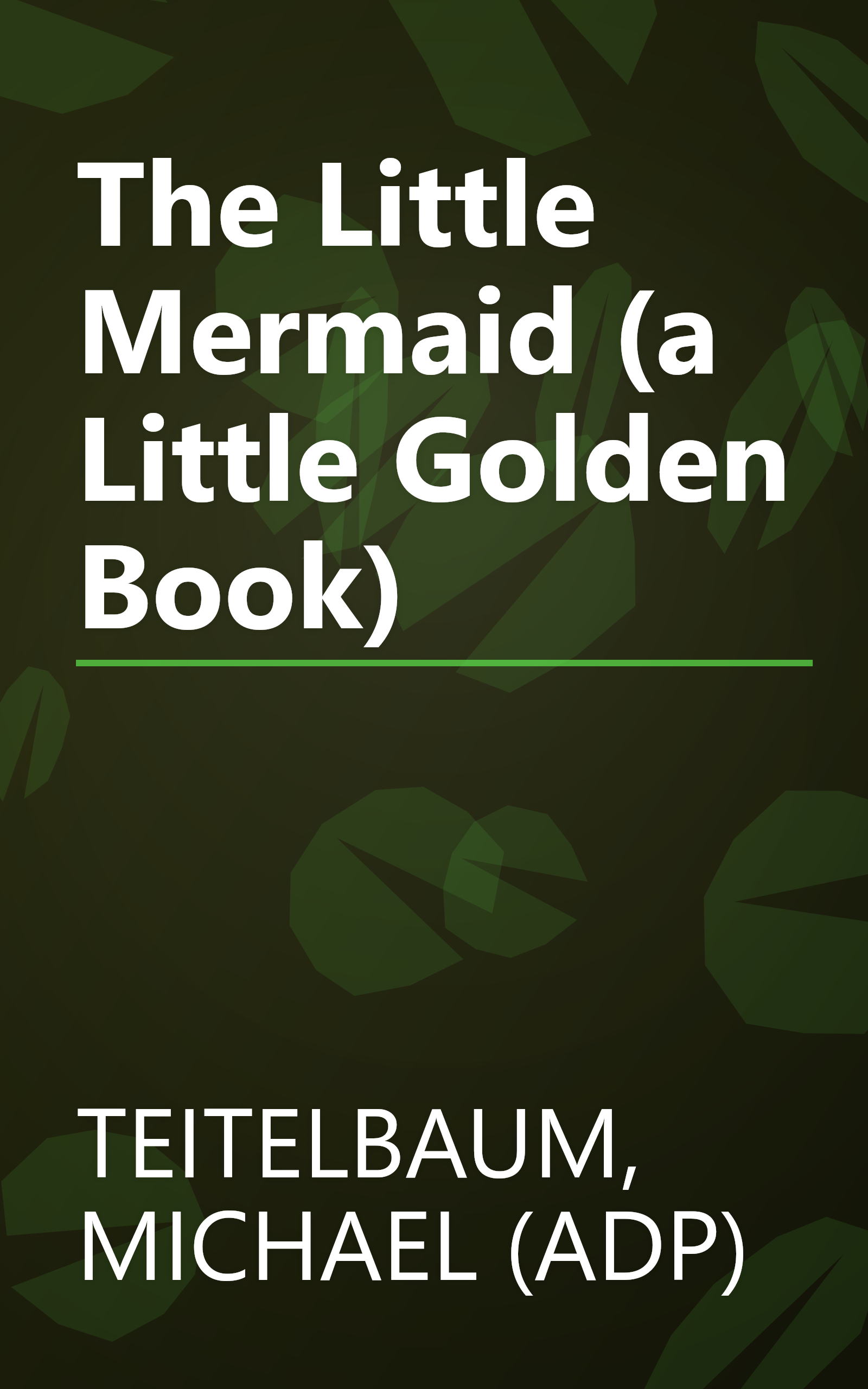 The Little Mermaid (a Little Golden Book) book cover
