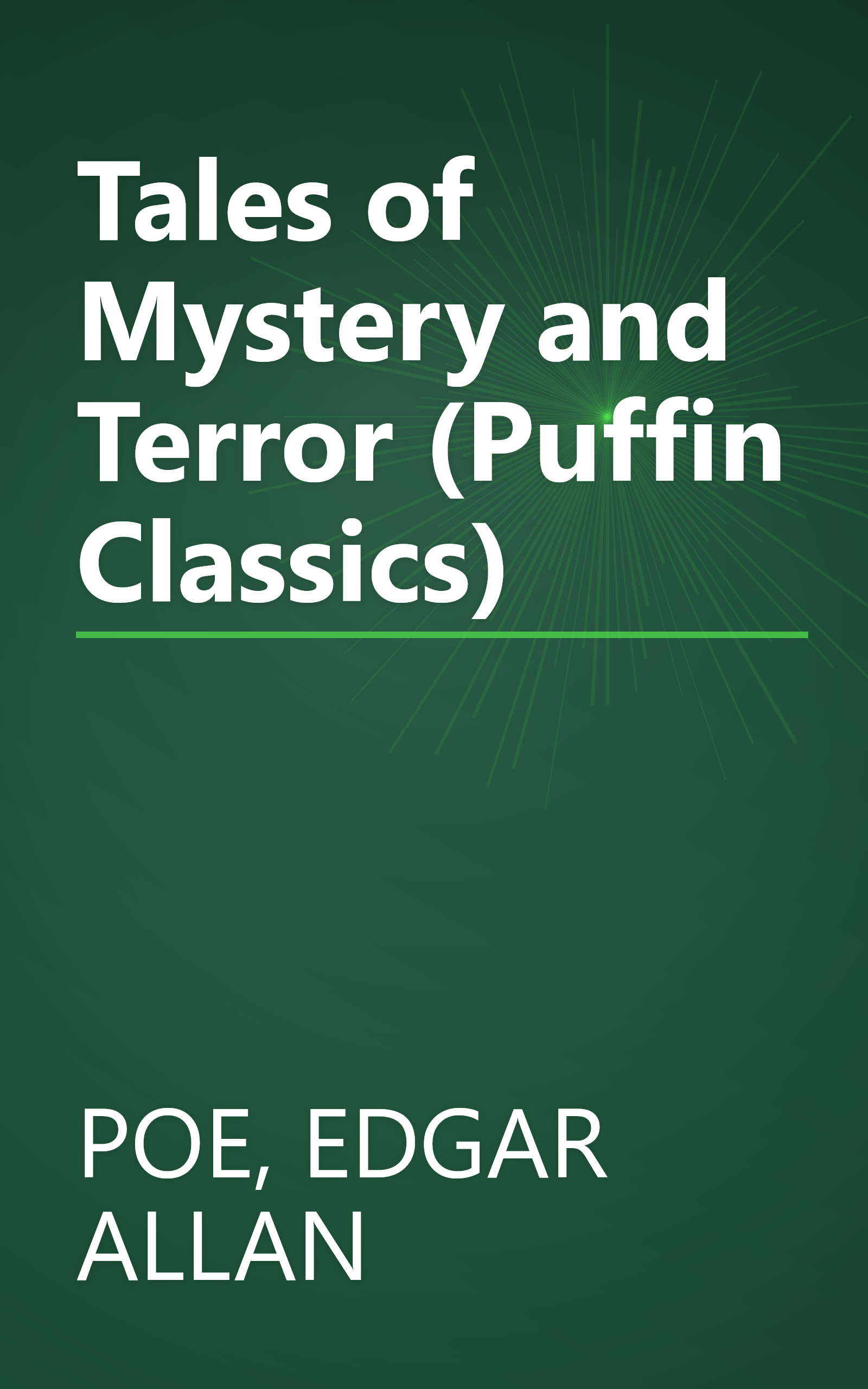Tales of Mystery and Terror (Puffin Classics) book cover