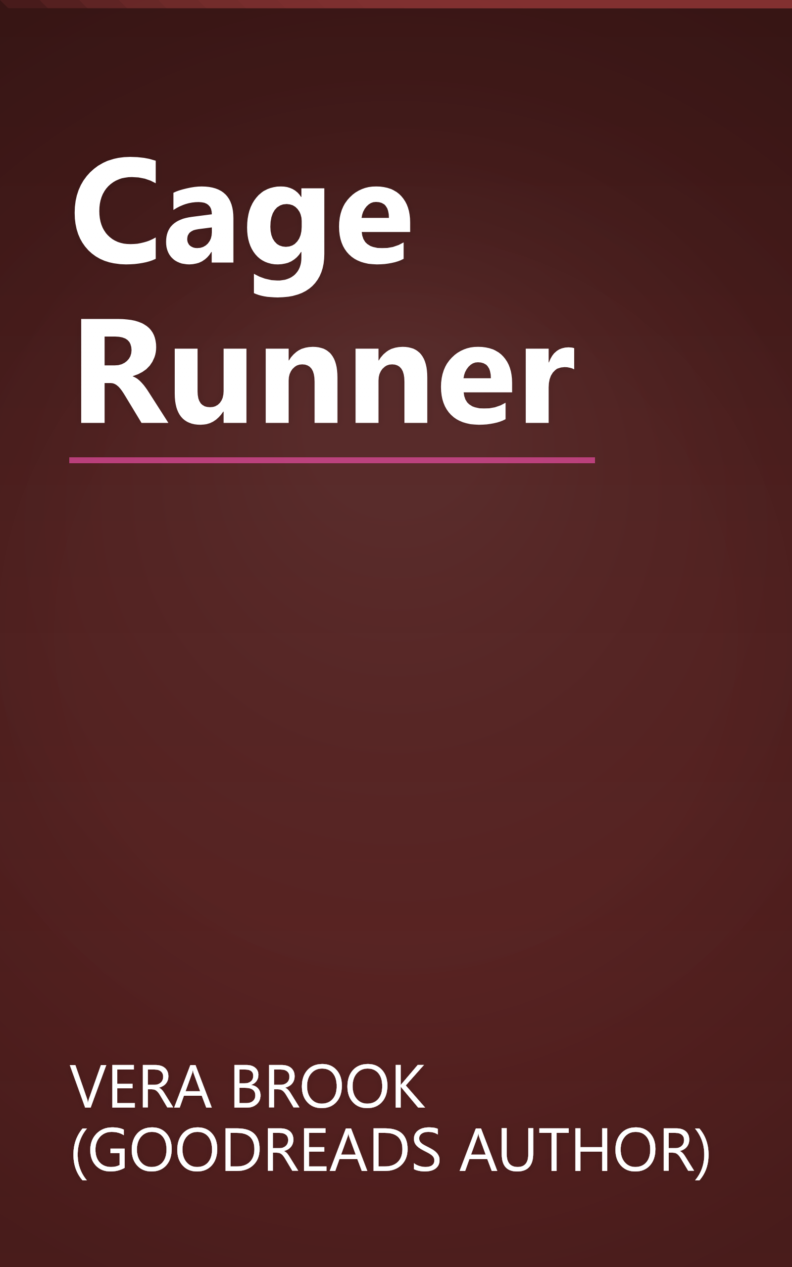 Cage Runner book cover