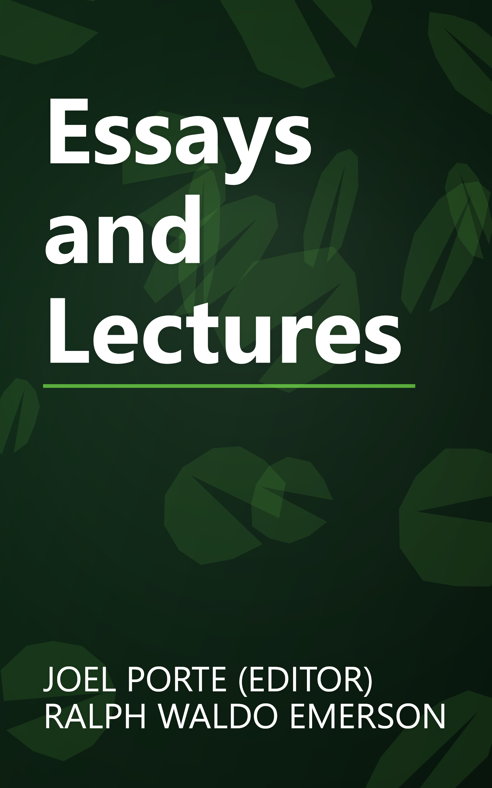 Essays and Lectures book cover