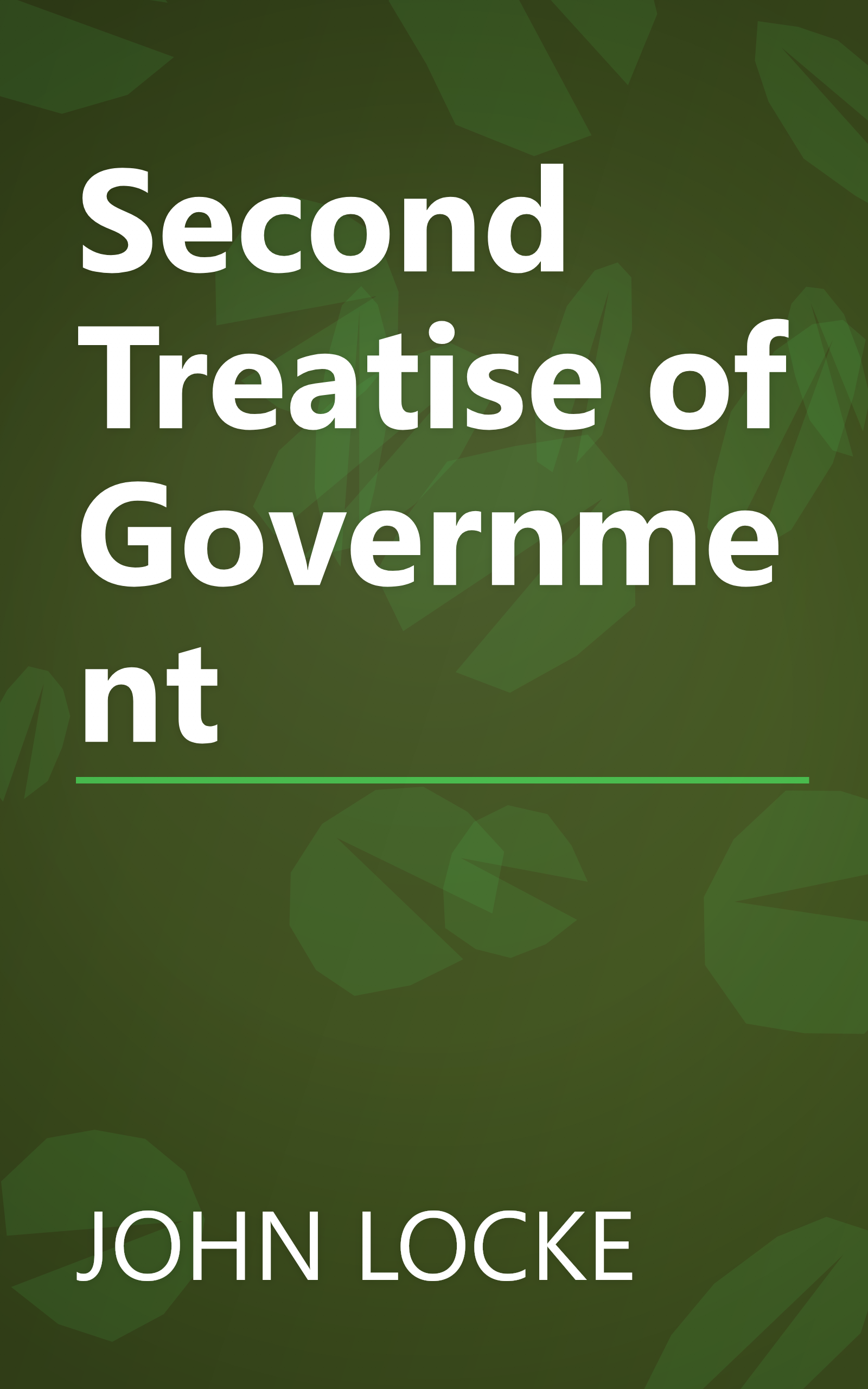 Second Treatise of Government book cover
