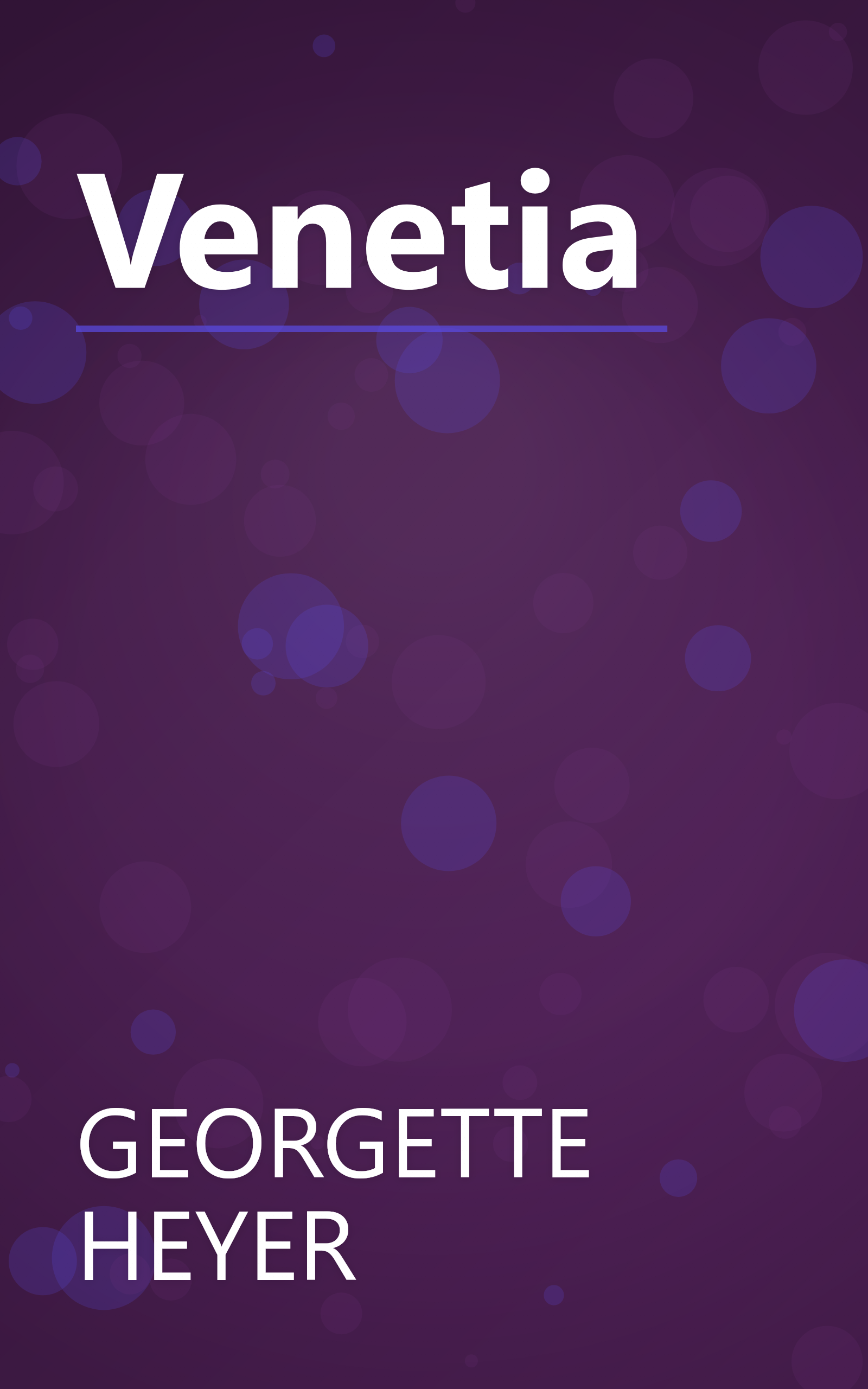 Venetia book cover
