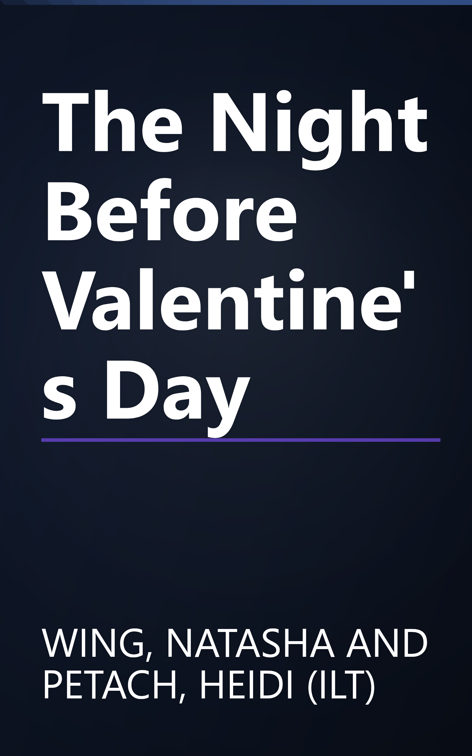 The Night Before Valentine's Day book cover