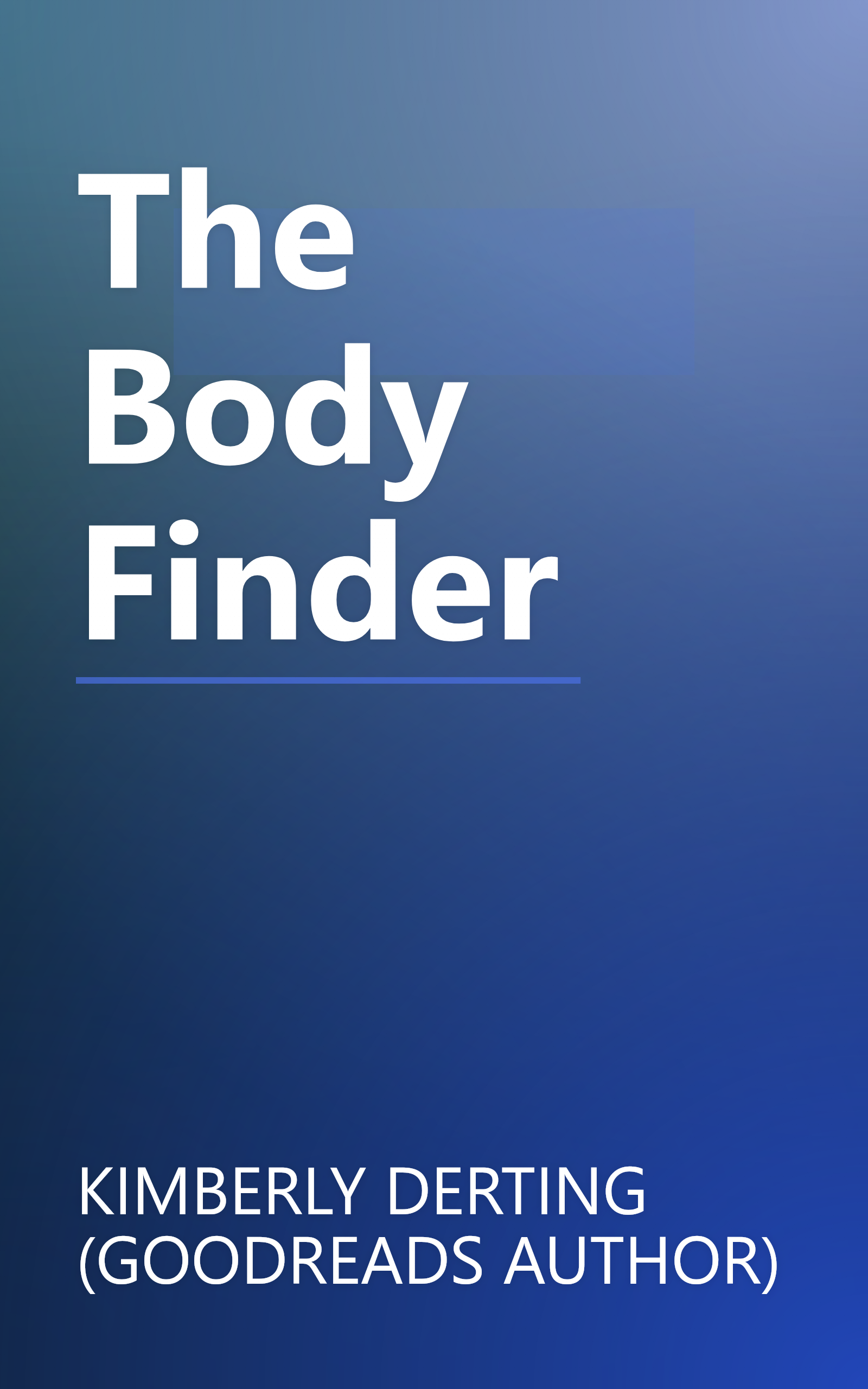 The Body Finder book cover
