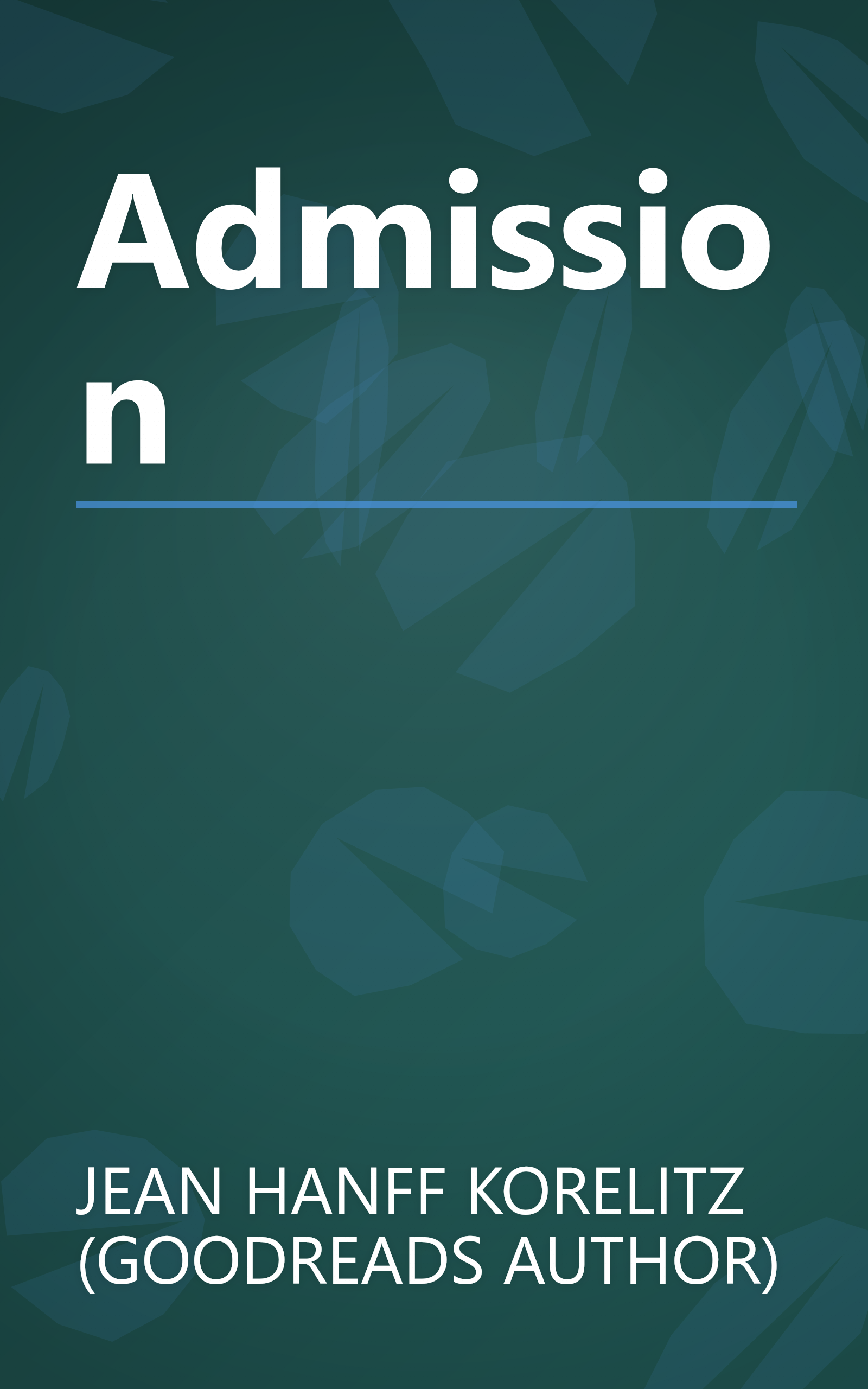 Admission book cover