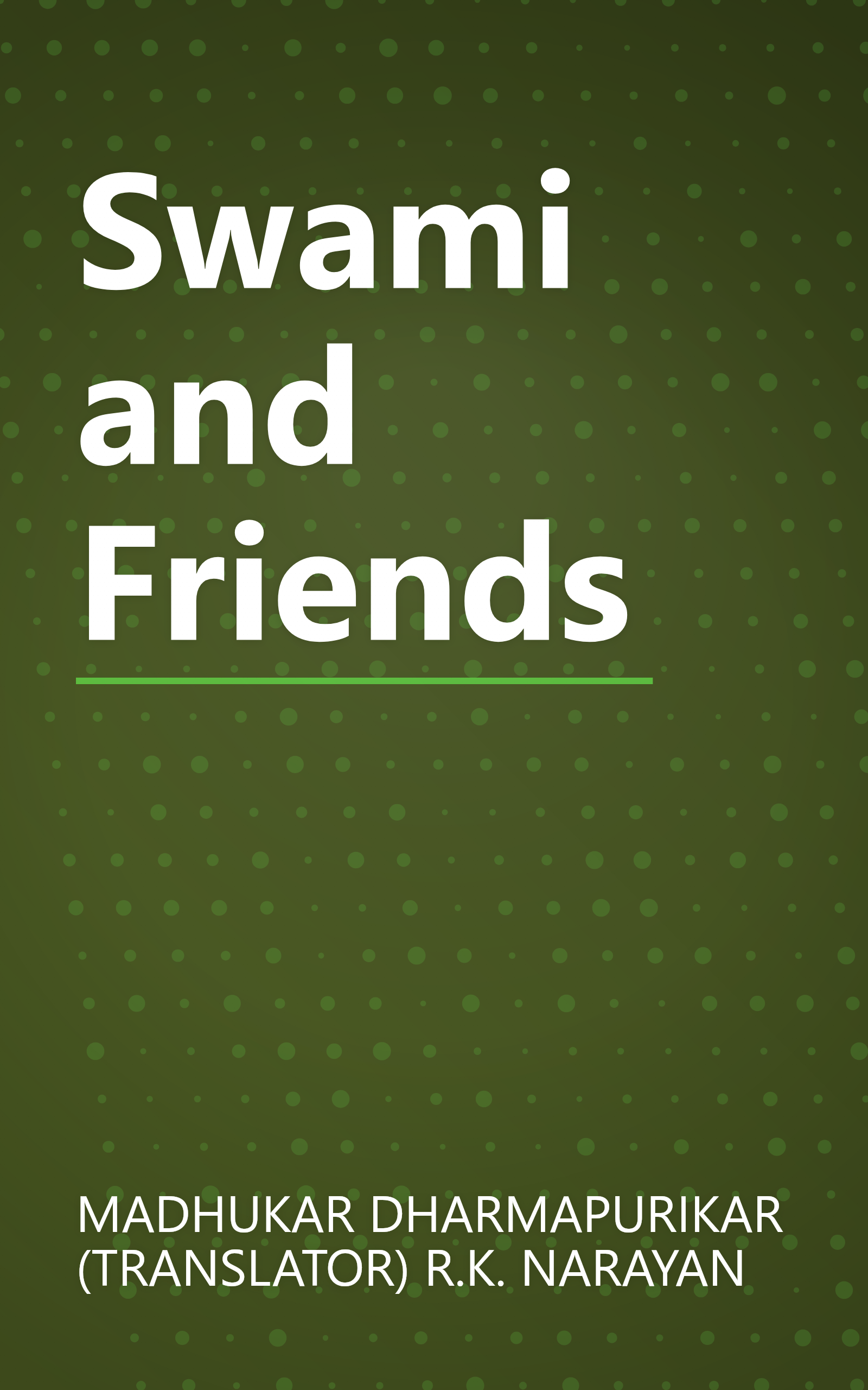 Swami and Friends book cover