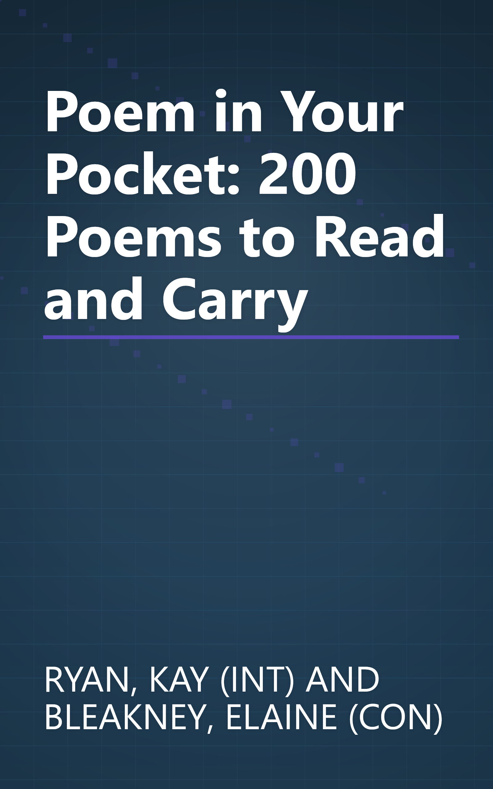 Poem in Your Pocket: 200 Poems to Read and Carry book cover