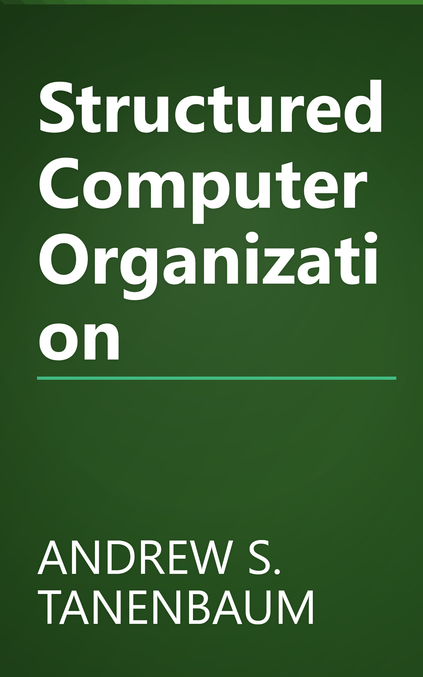 Structured Computer Organization book cover