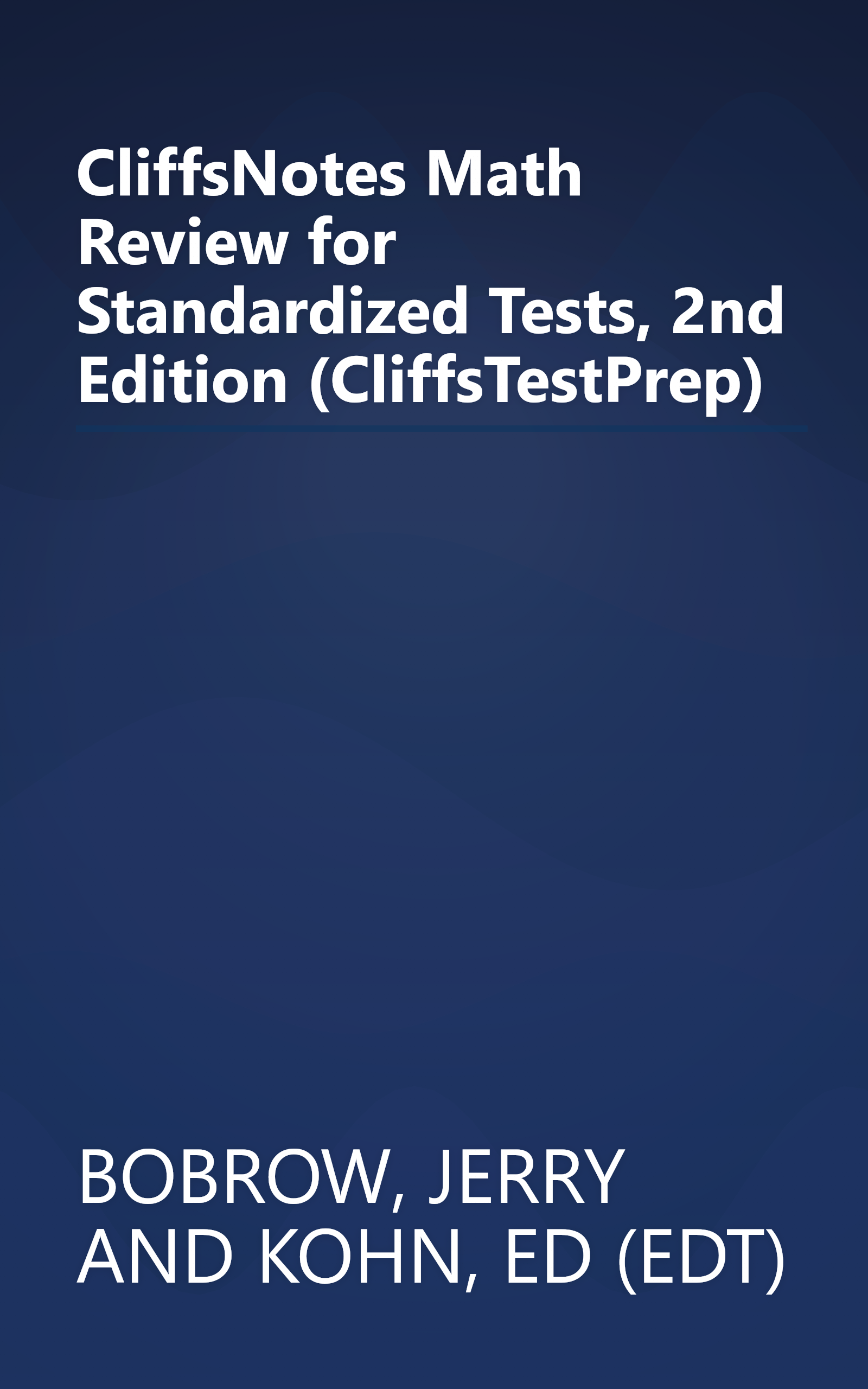 CliffsNotes Math Review for Standardized Tests, 2nd Edition (CliffsTestPrep) book cover