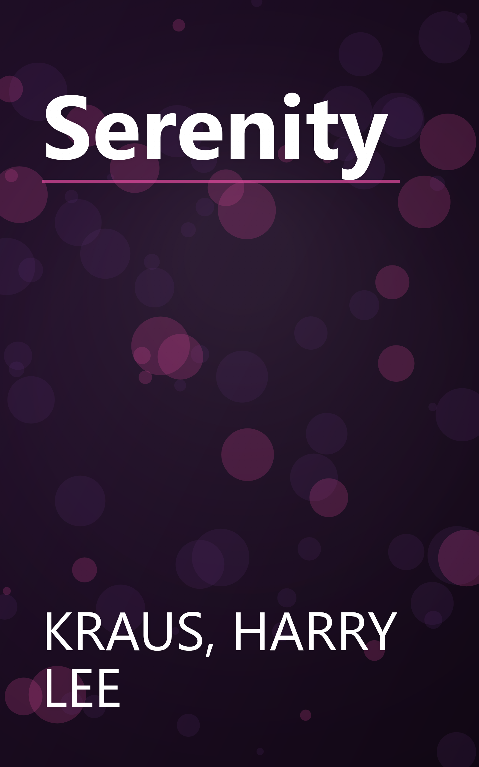 Serenity book cover