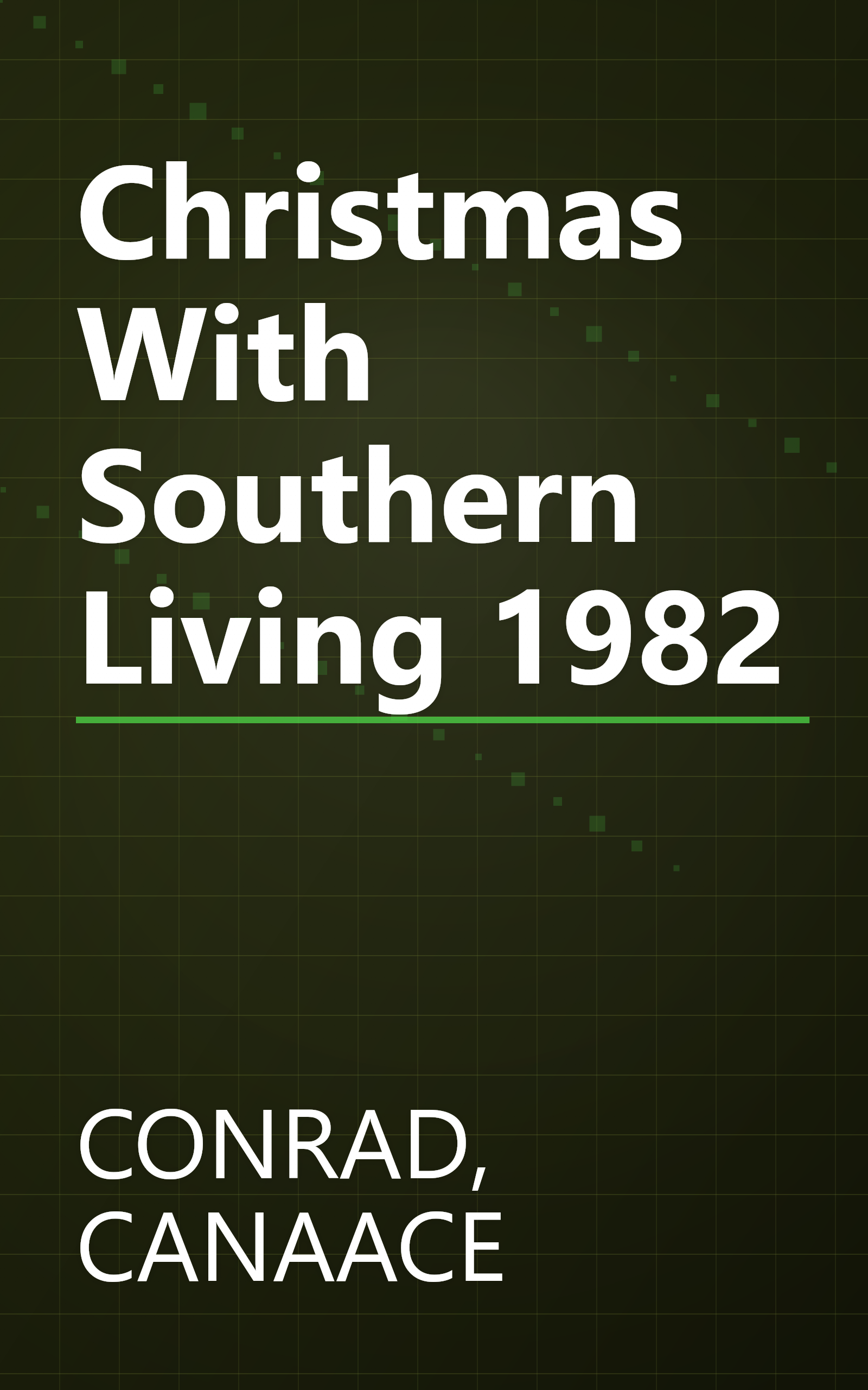 Christmas With Southern Living 1982 book cover