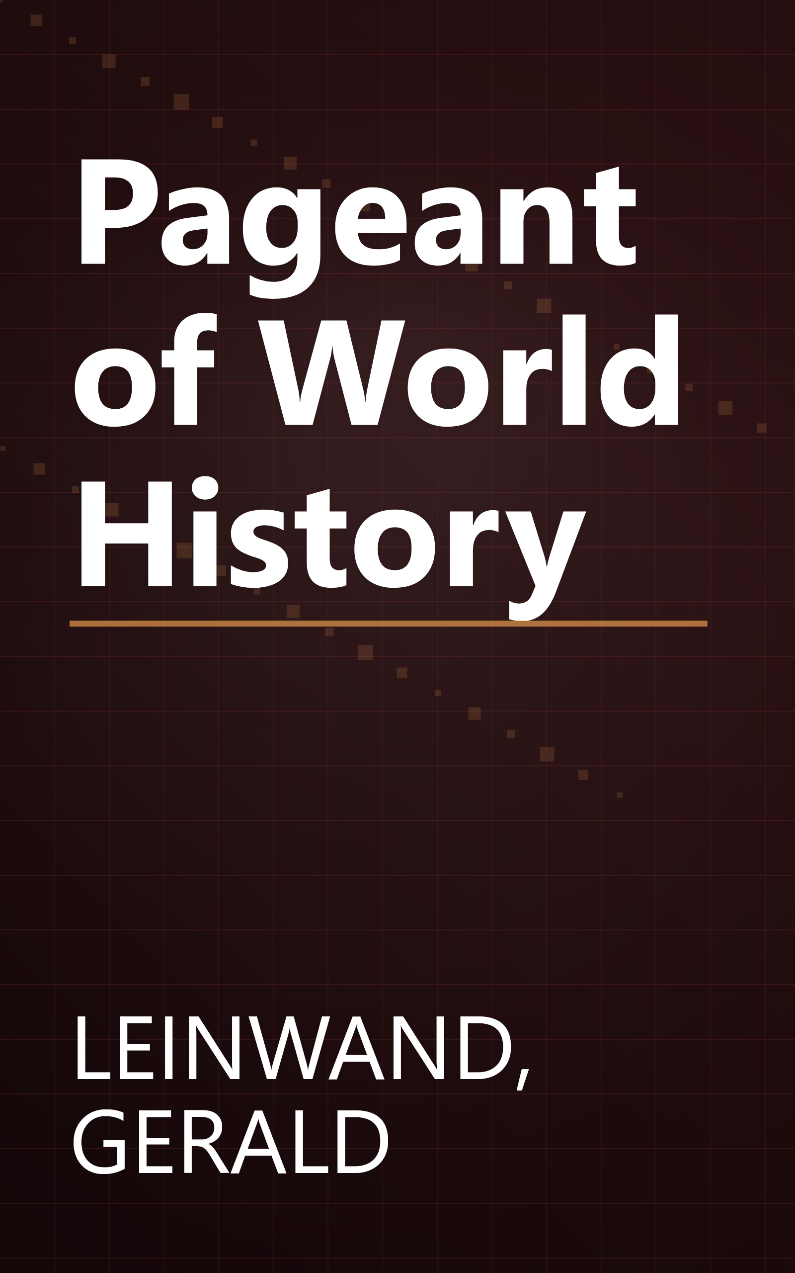 Pageant of World History book cover
