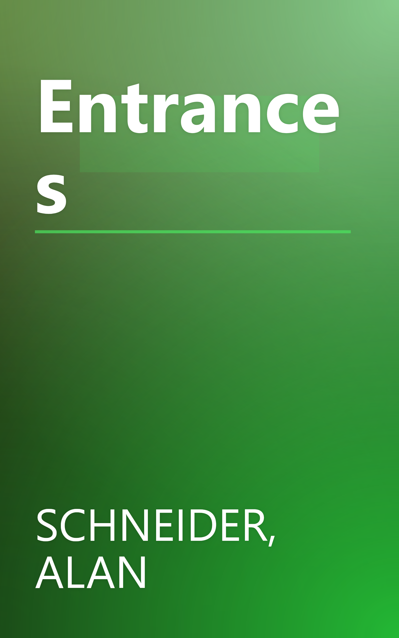 Entrances book cover