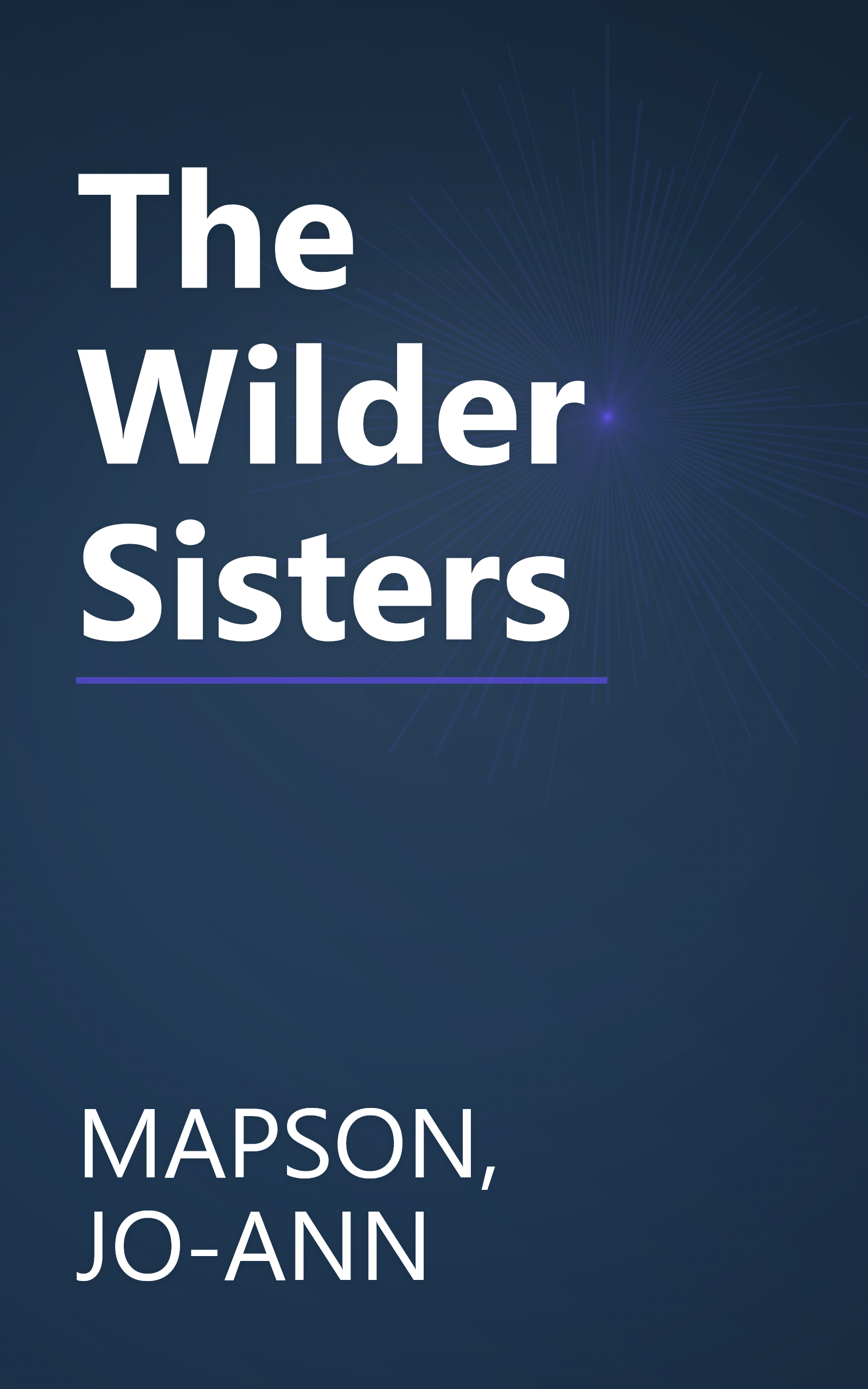 The Wilder Sisters book cover