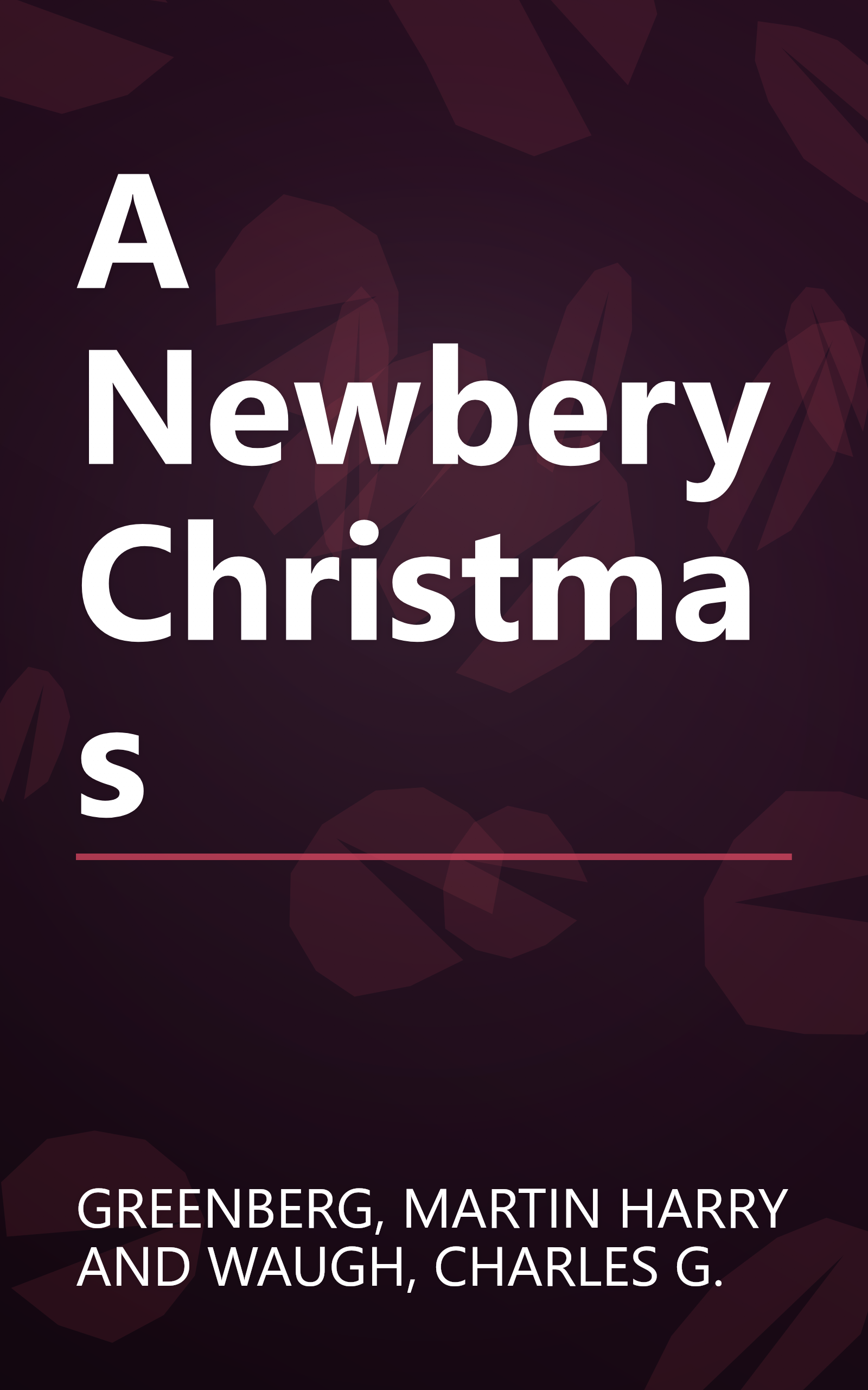 A Newbery Christmas book cover