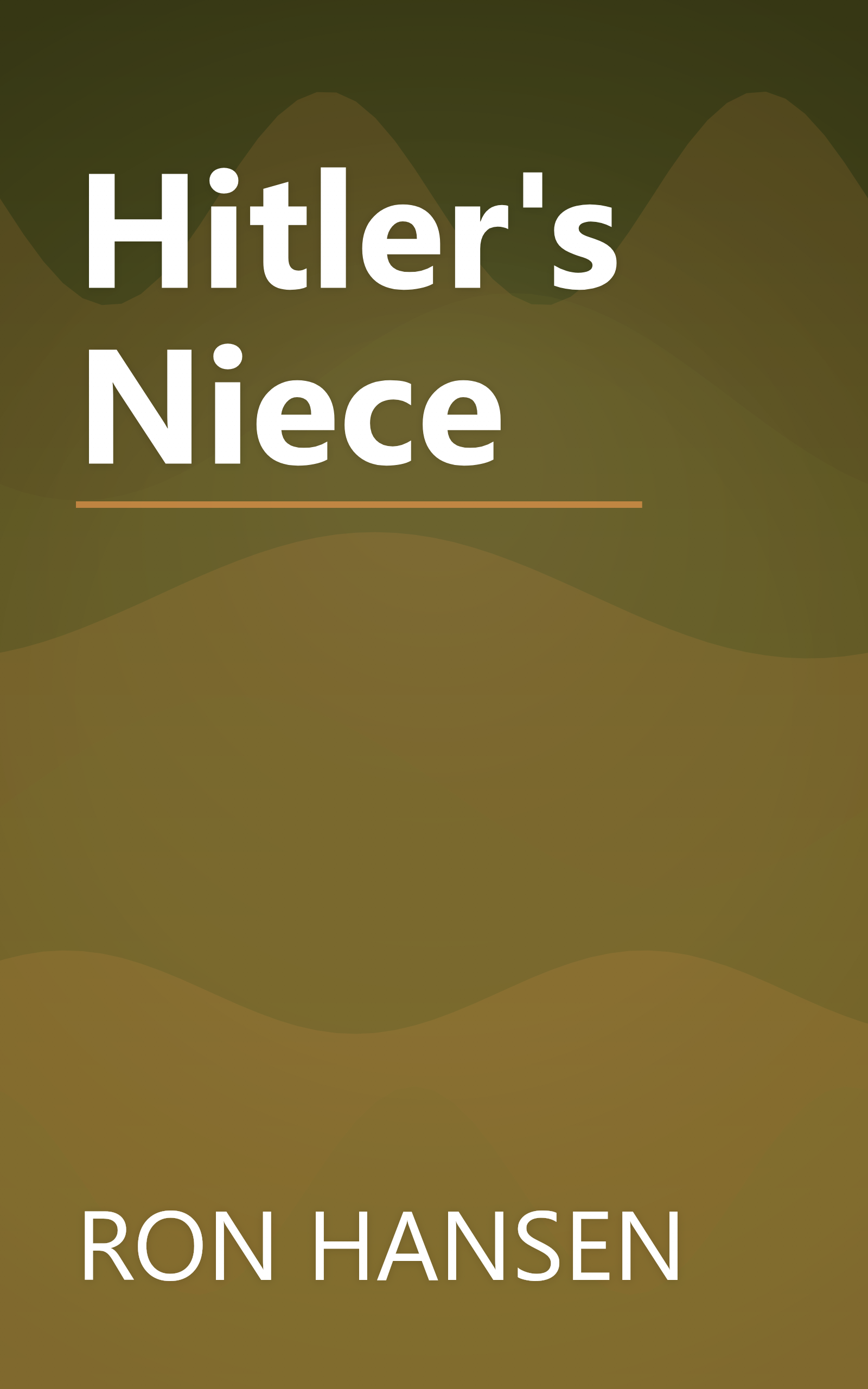 Hitler's Niece book cover