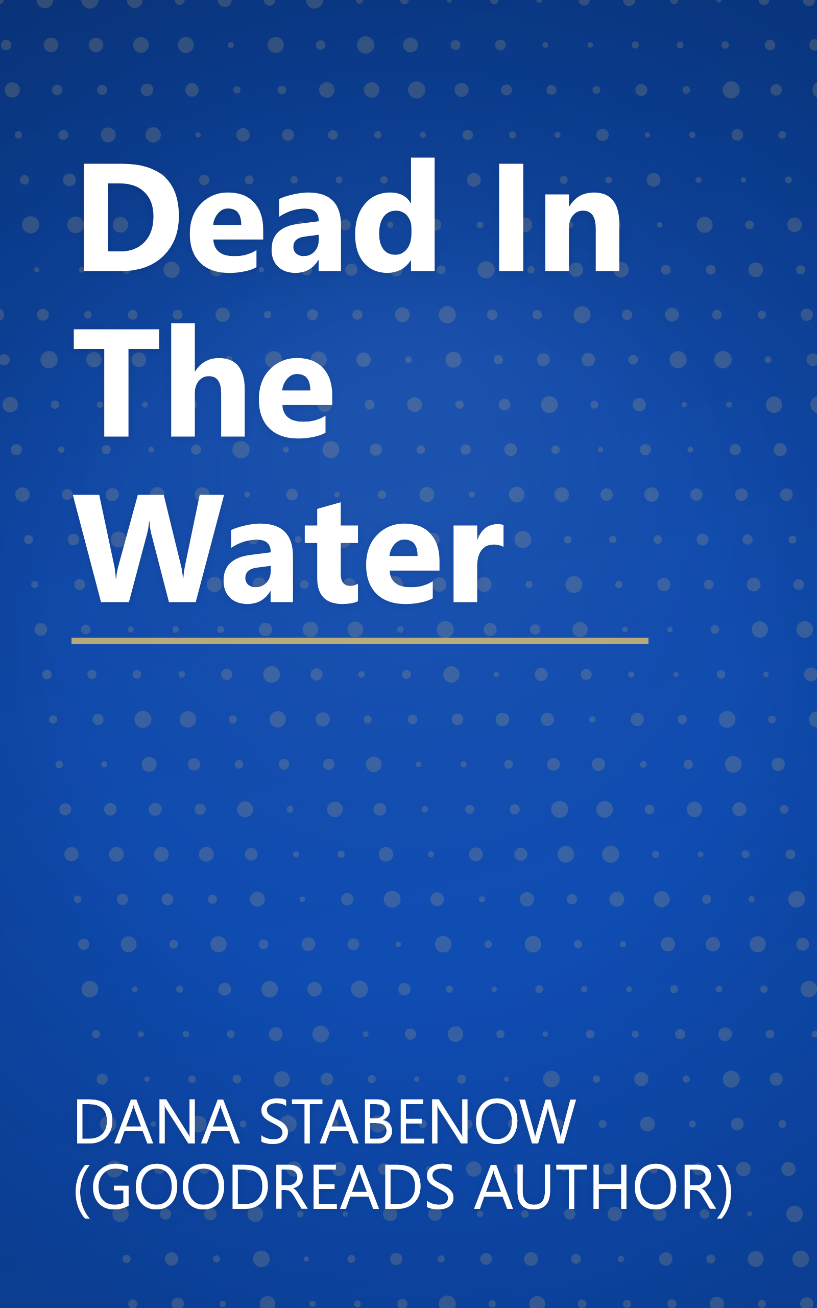 Dead In The Water book cover