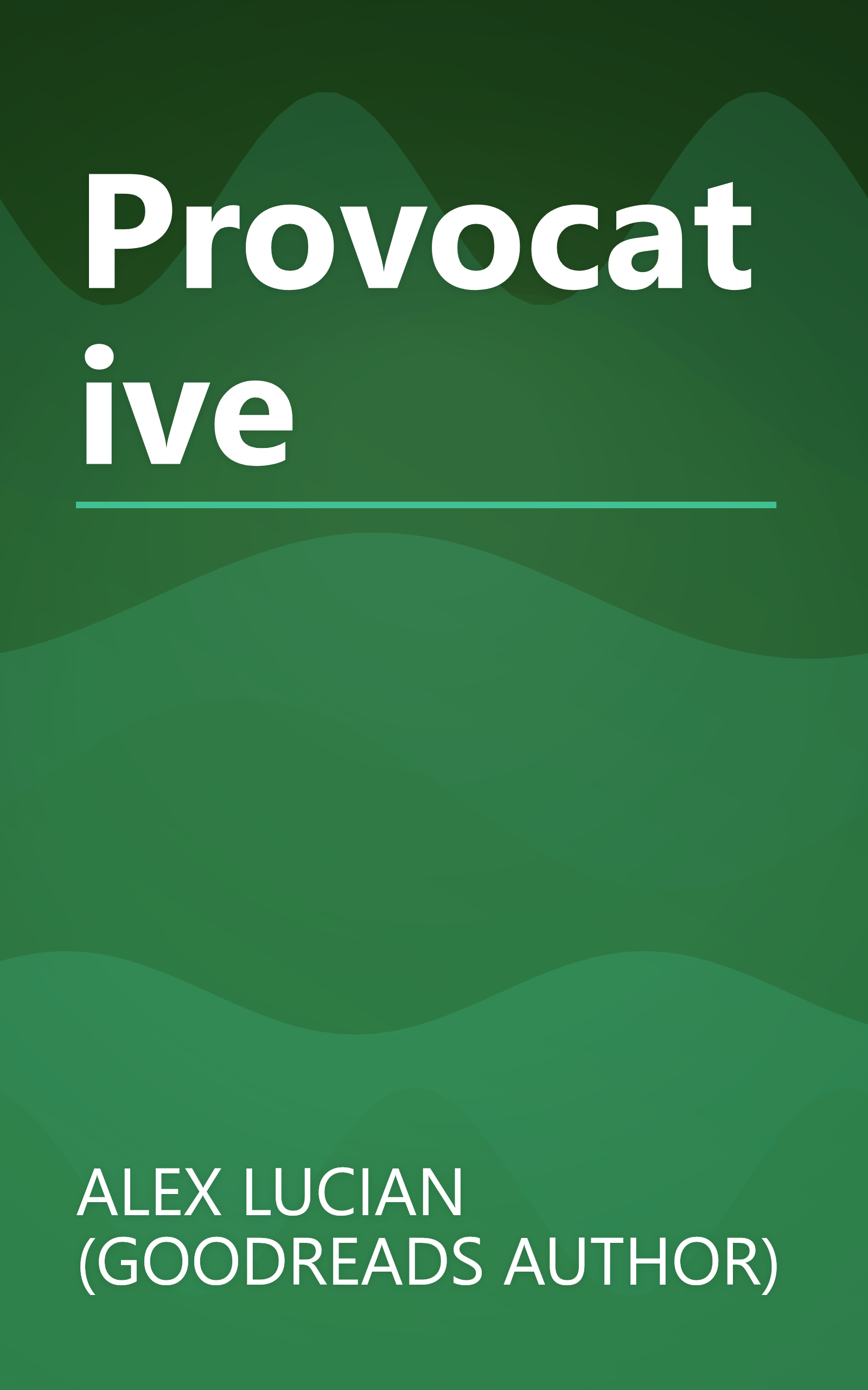 Provocative book cover