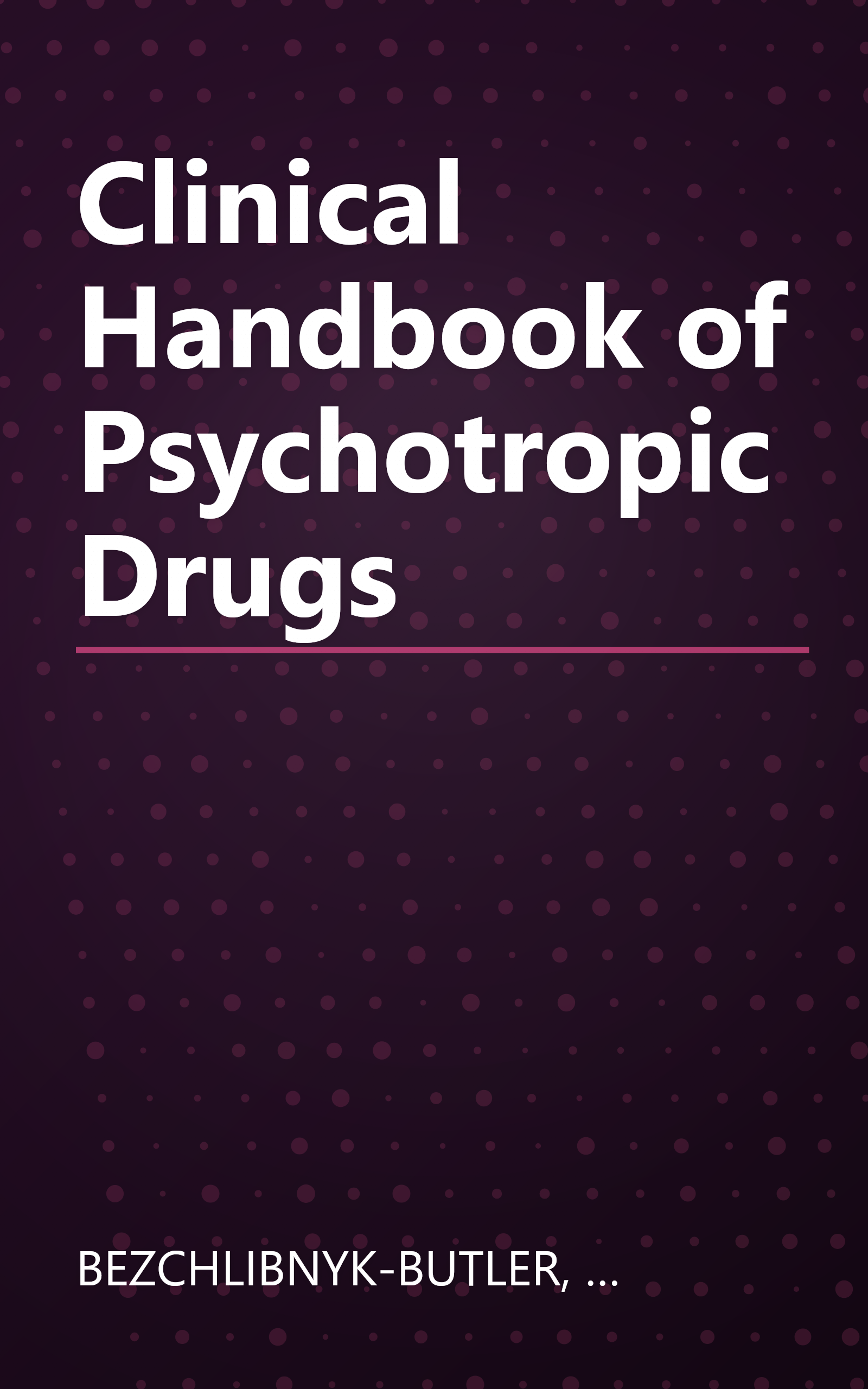 Clinical Handbook of Psychotropic Drugs book cover