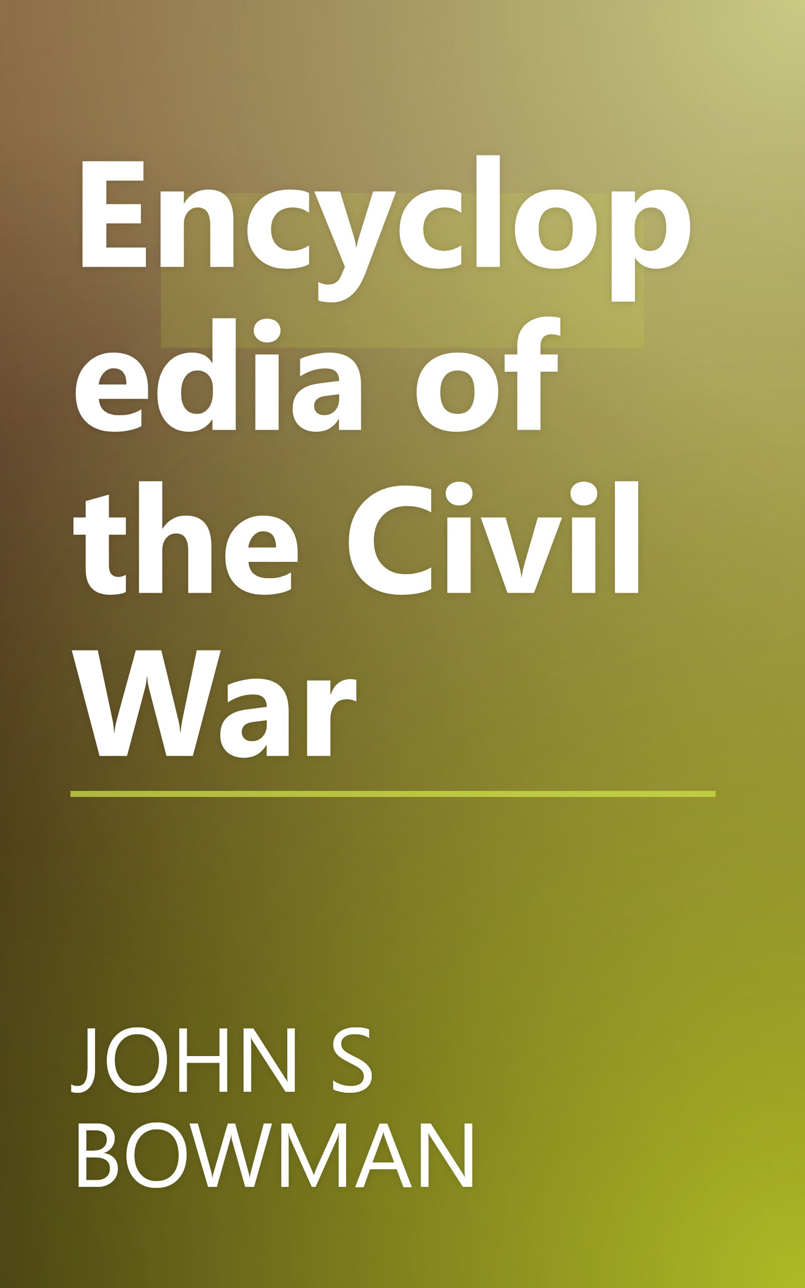 Encyclopedia of the Civil War book cover