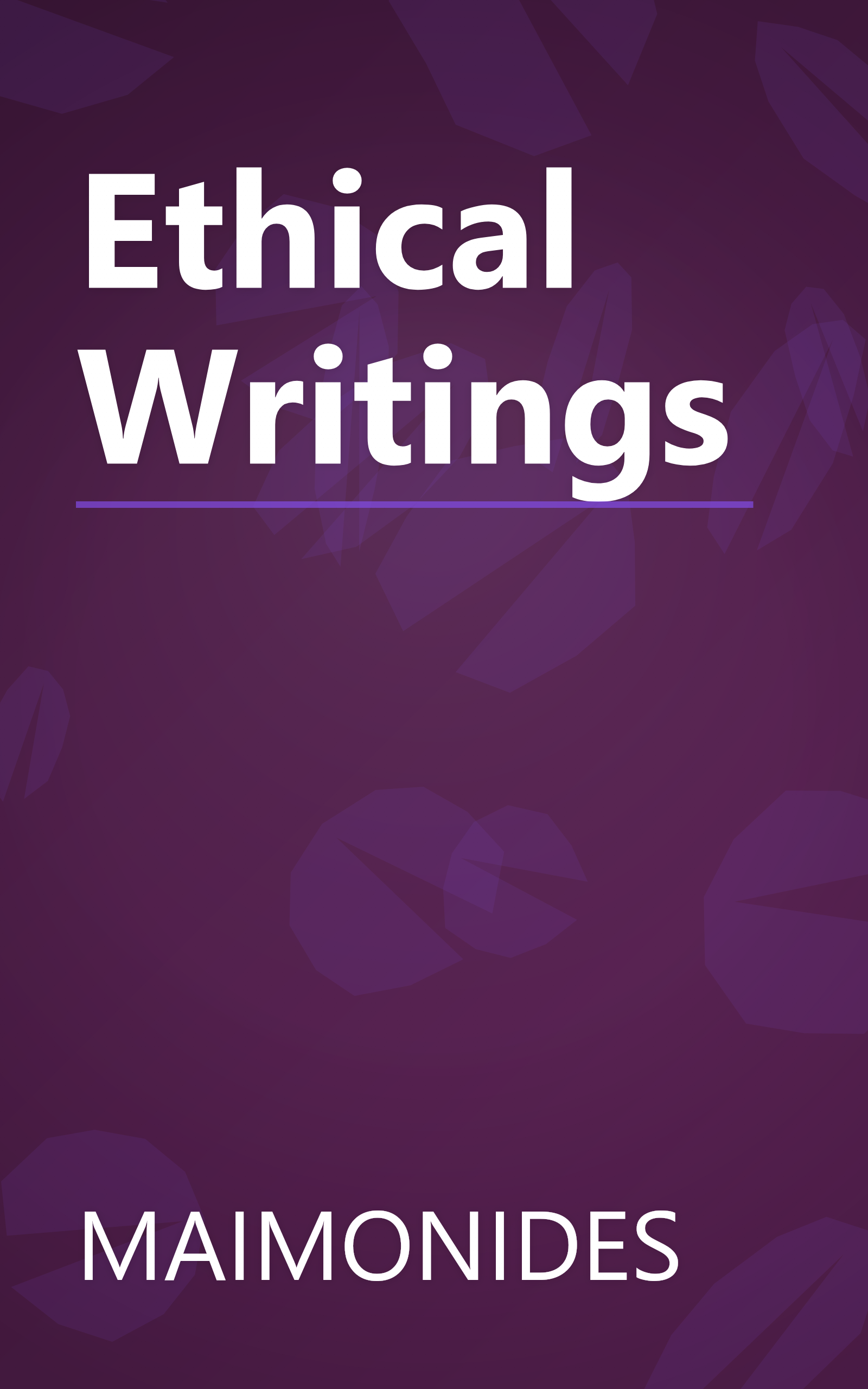 Ethical Writings book cover