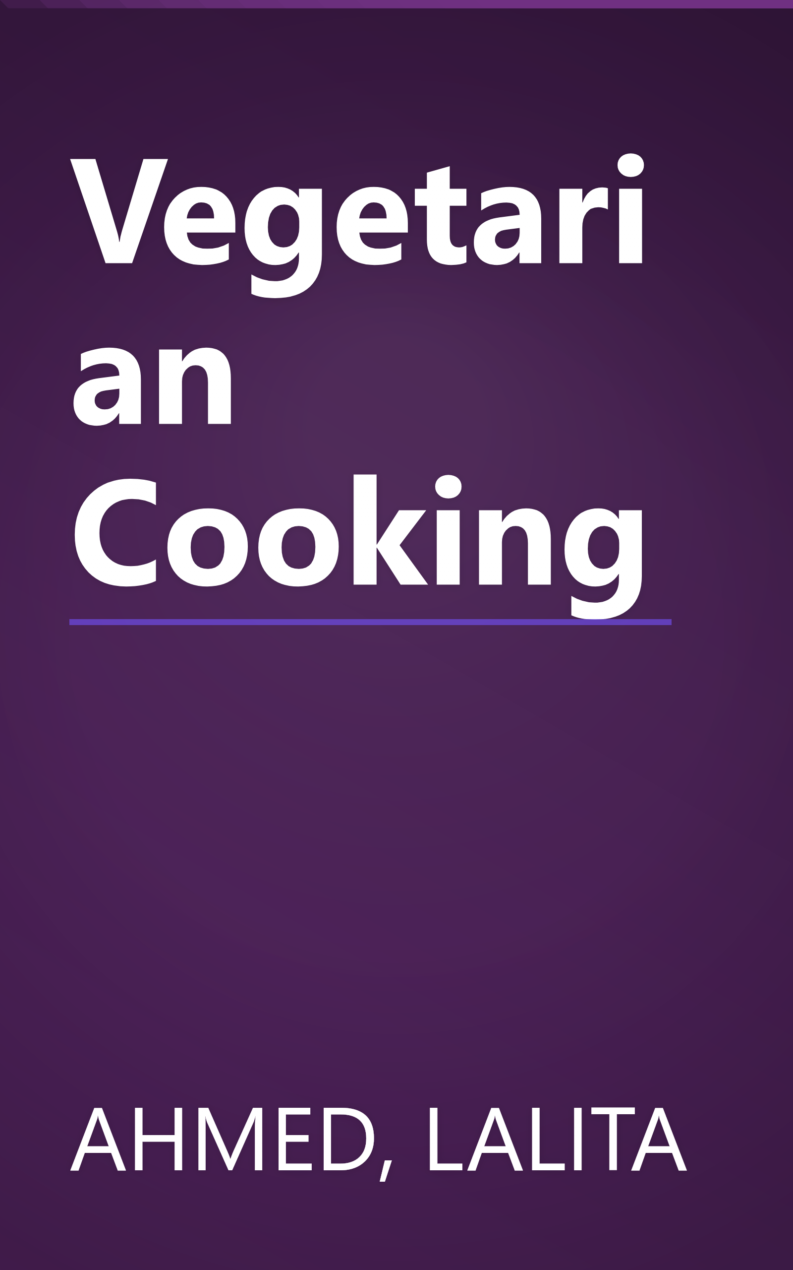 Vegetarian Cooking book cover