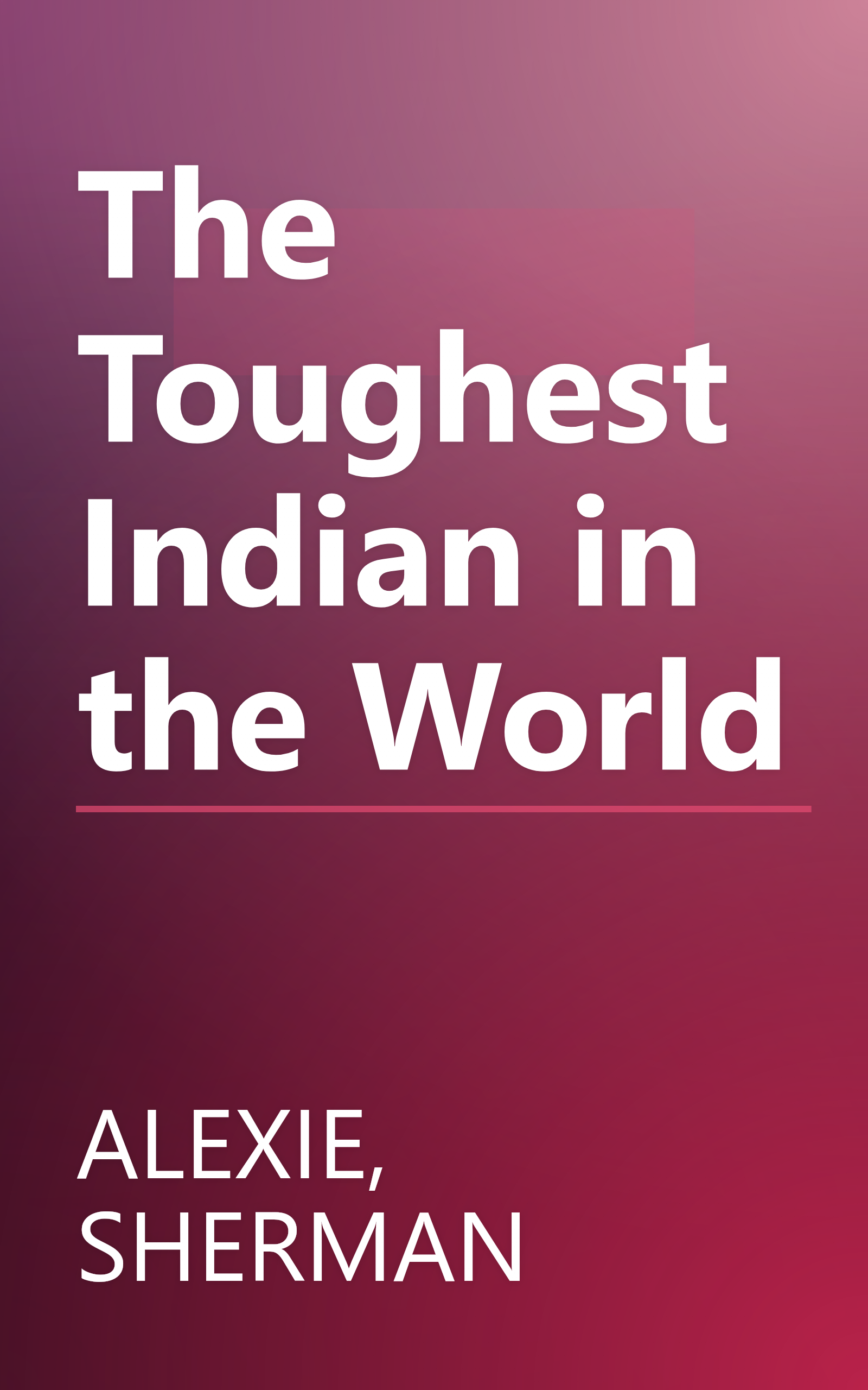 The Toughest Indian in the World book cover